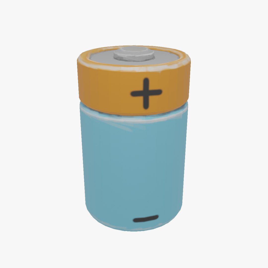3D модель Battery Game Ready - TurboSquid 1961683