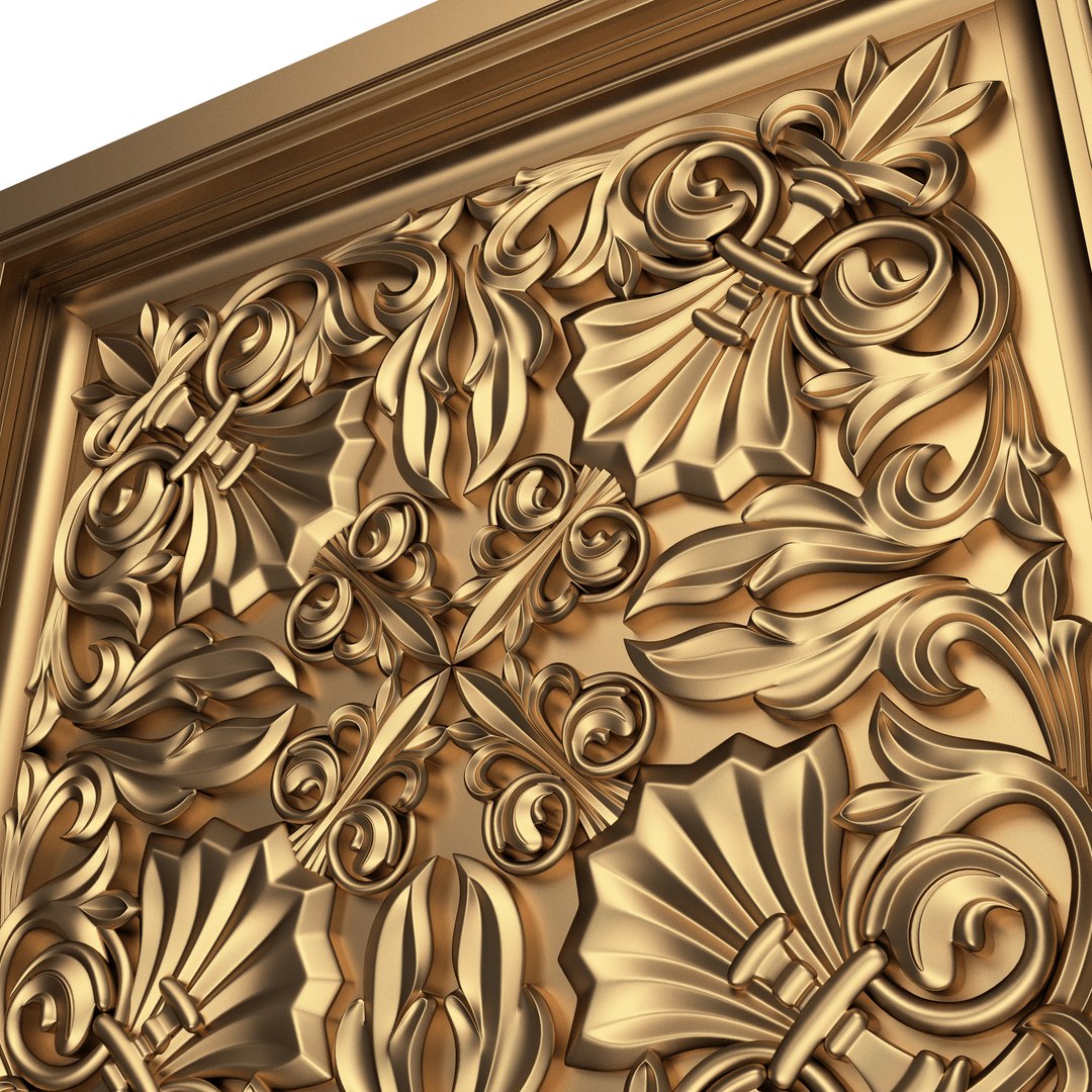 3D Carved Ceiling Tile 04 model - TurboSquid 2172500