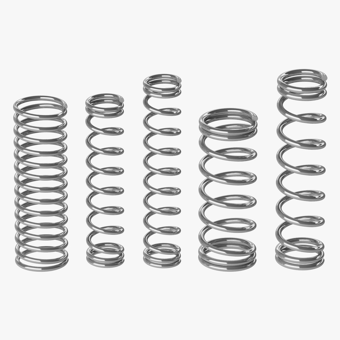 3D Springs - TurboSquid 1559351