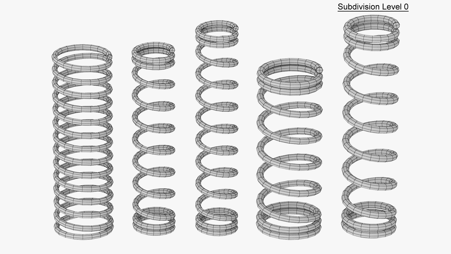 3D Springs - TurboSquid 1559351