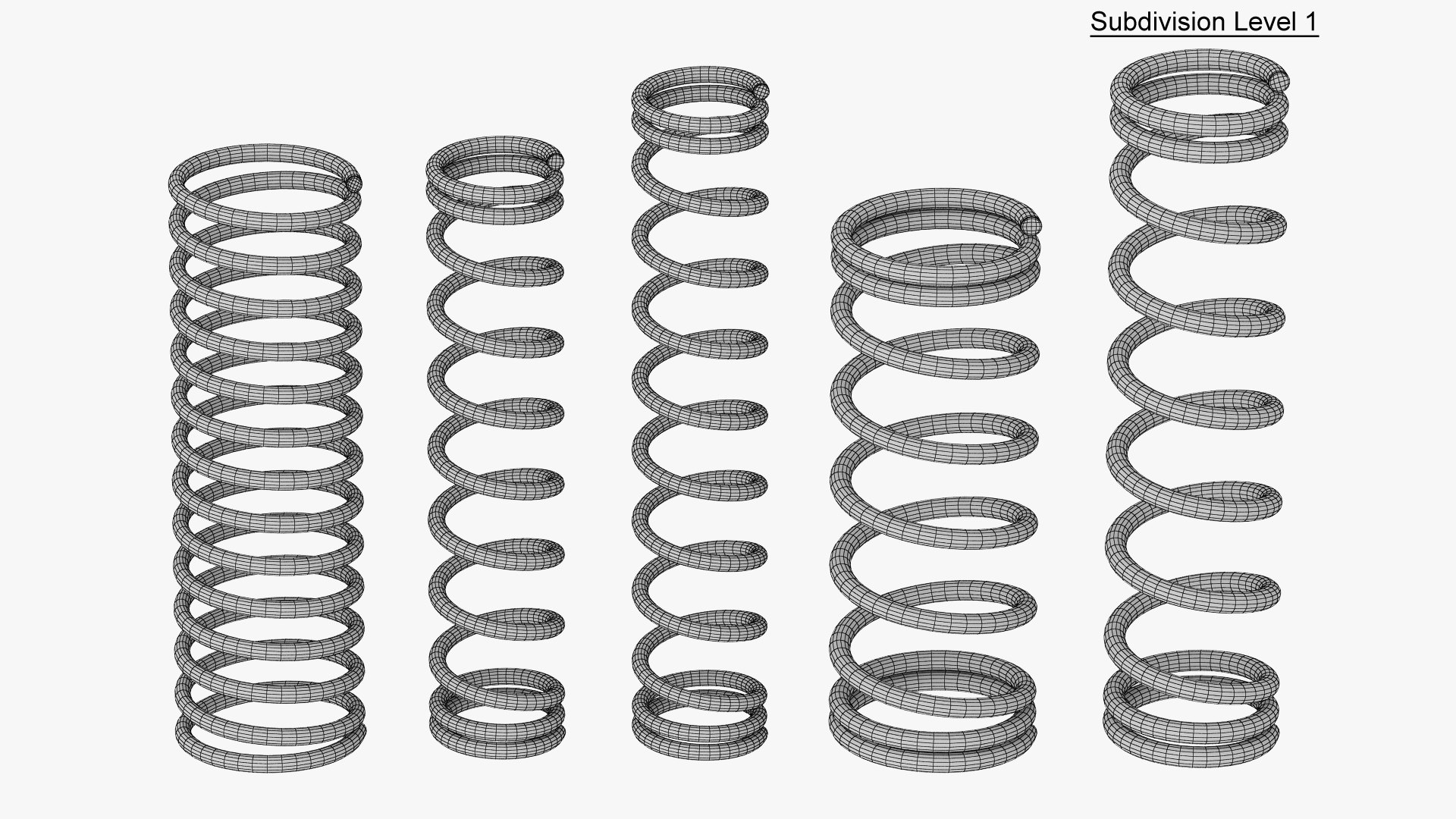 3D Springs - TurboSquid 1559351