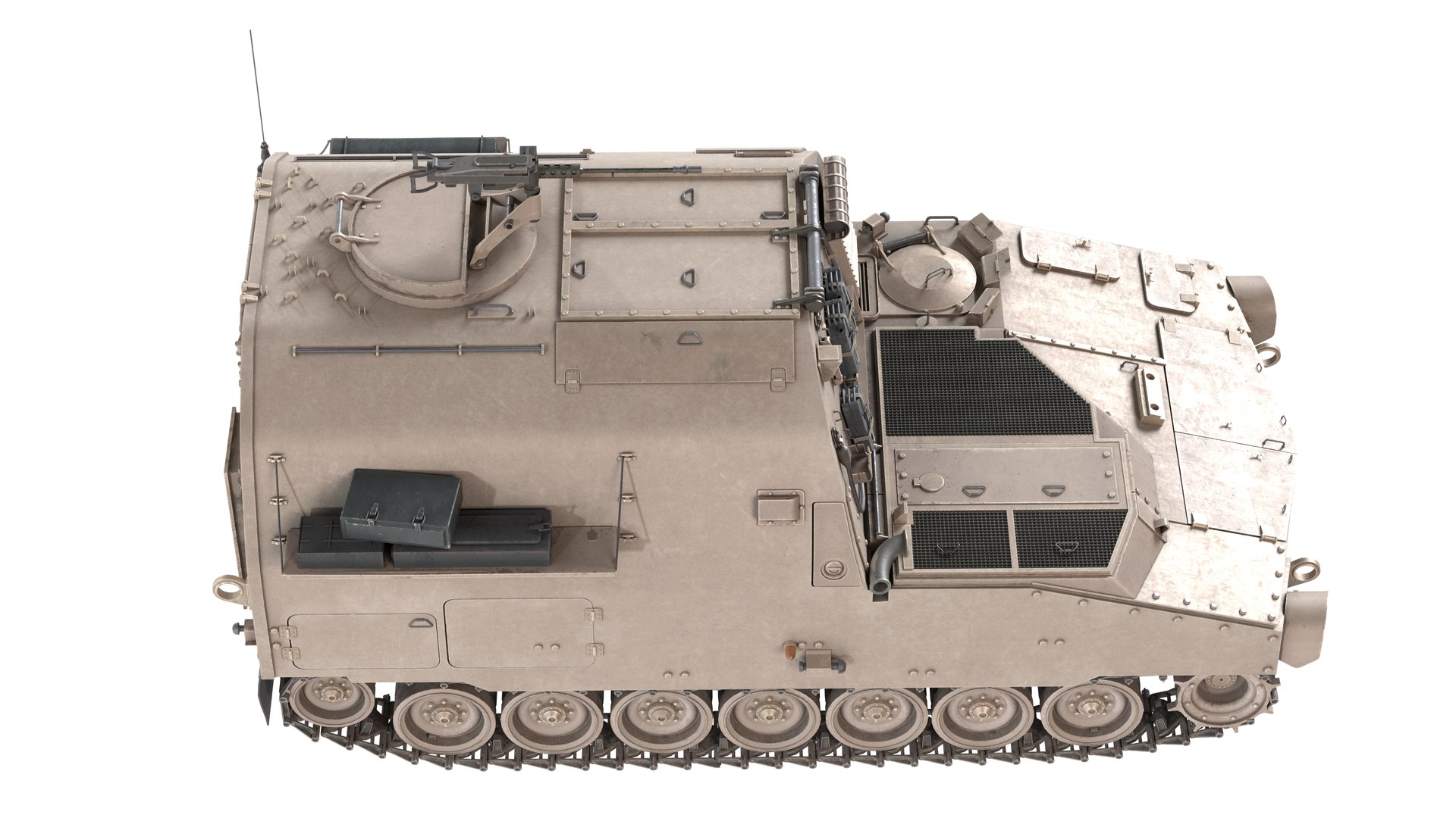 3D M992 Field Artillery Ammunition Supply Vehicle Model - TurboSquid 2250438