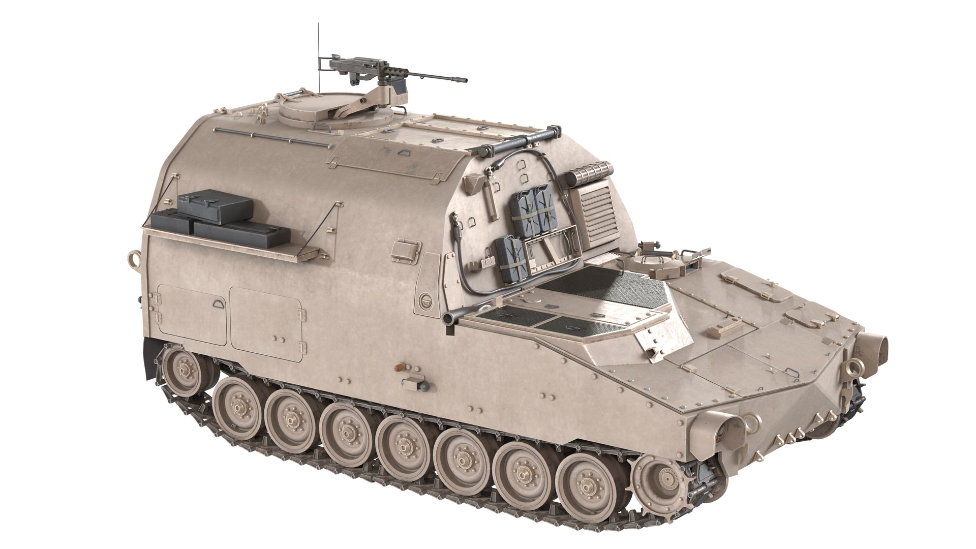 3D M992 Field Artillery Ammunition Supply Vehicle Model - TurboSquid ...