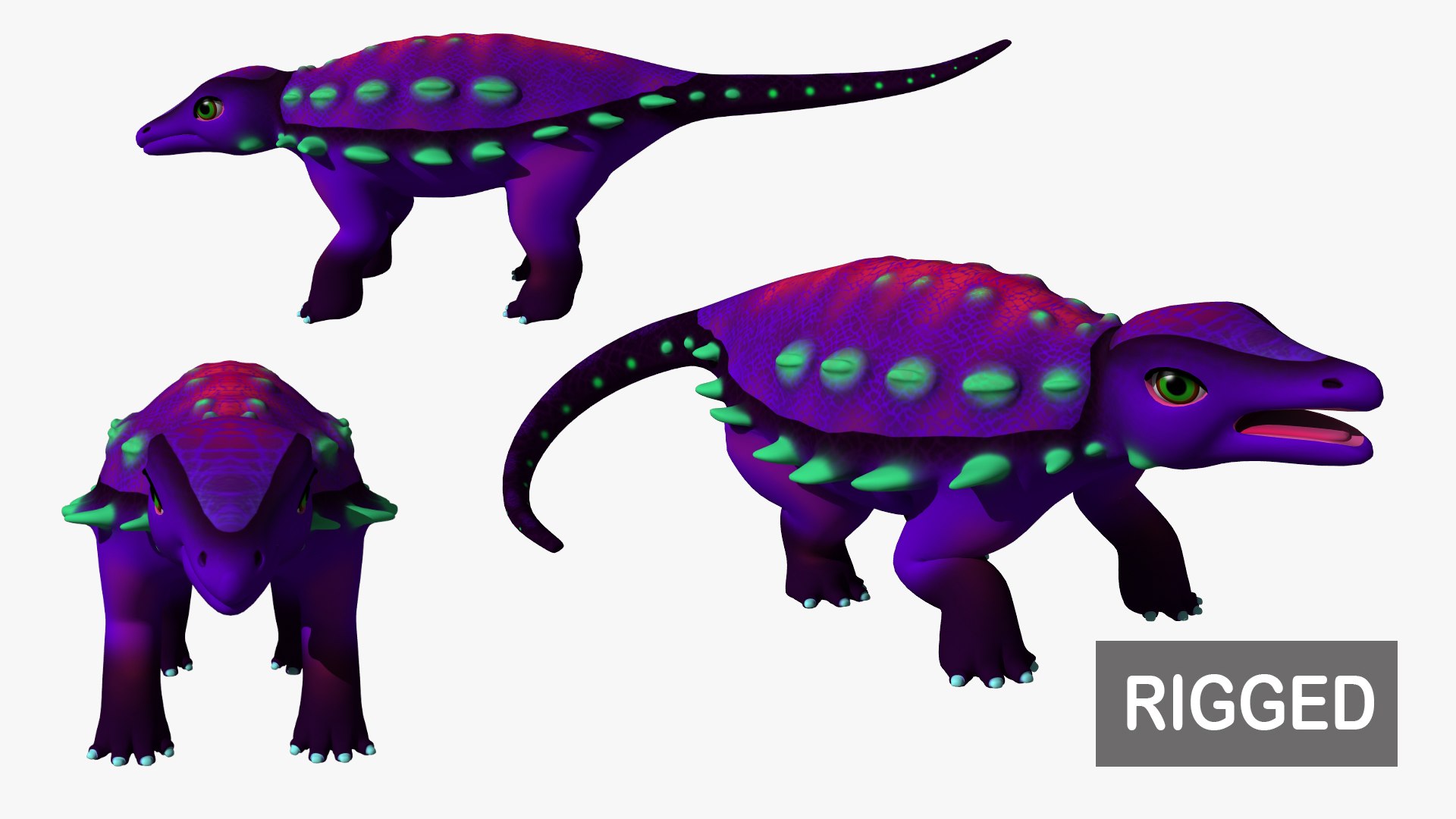Gargoyleosaurus 3D Model - TurboSquid 1718494