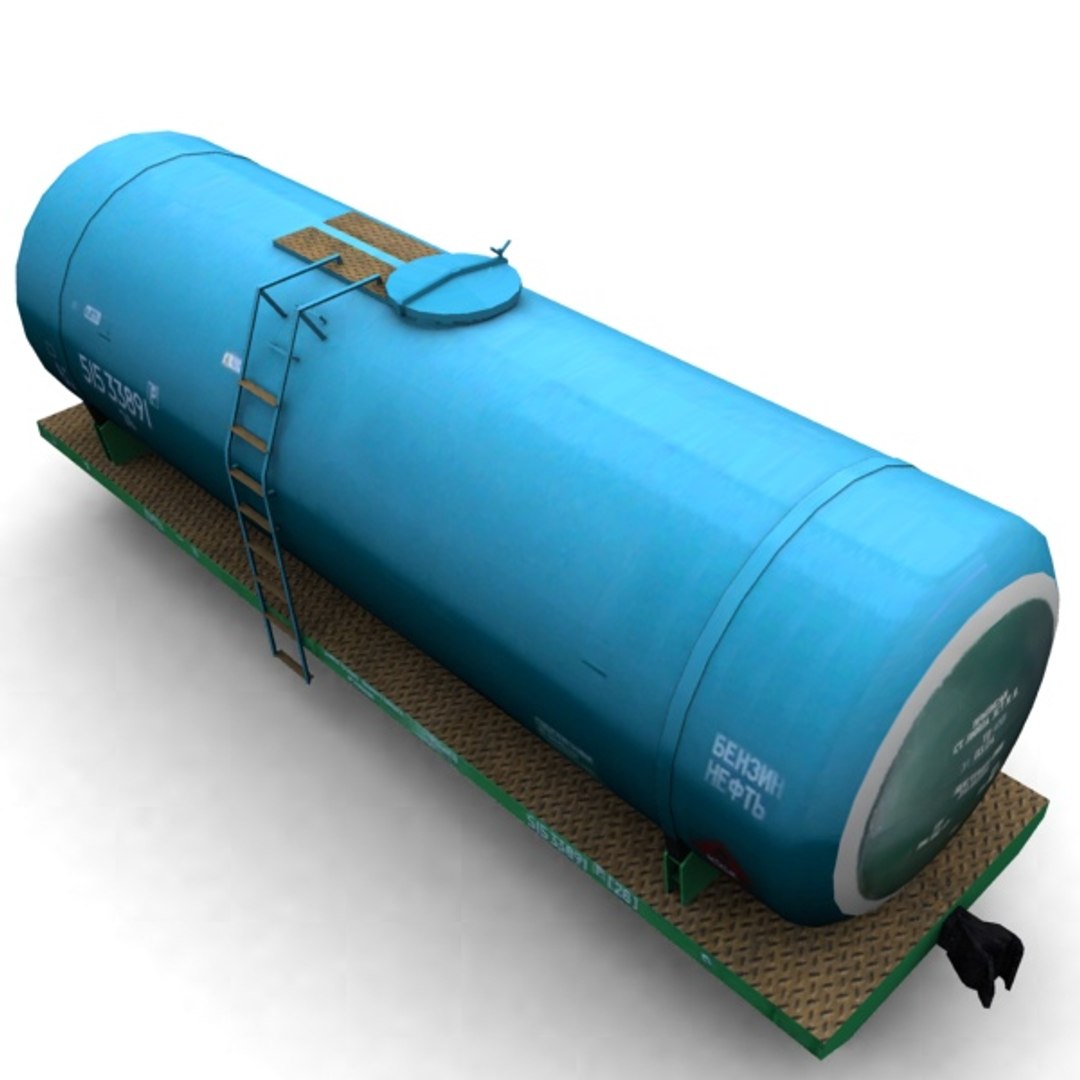 Railroad Cistern 3d Model