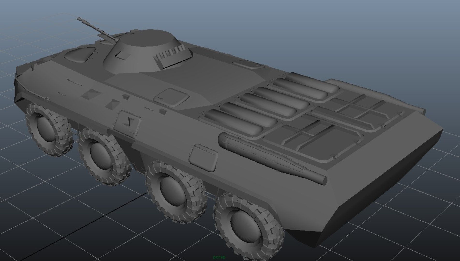 Btr 3d Model