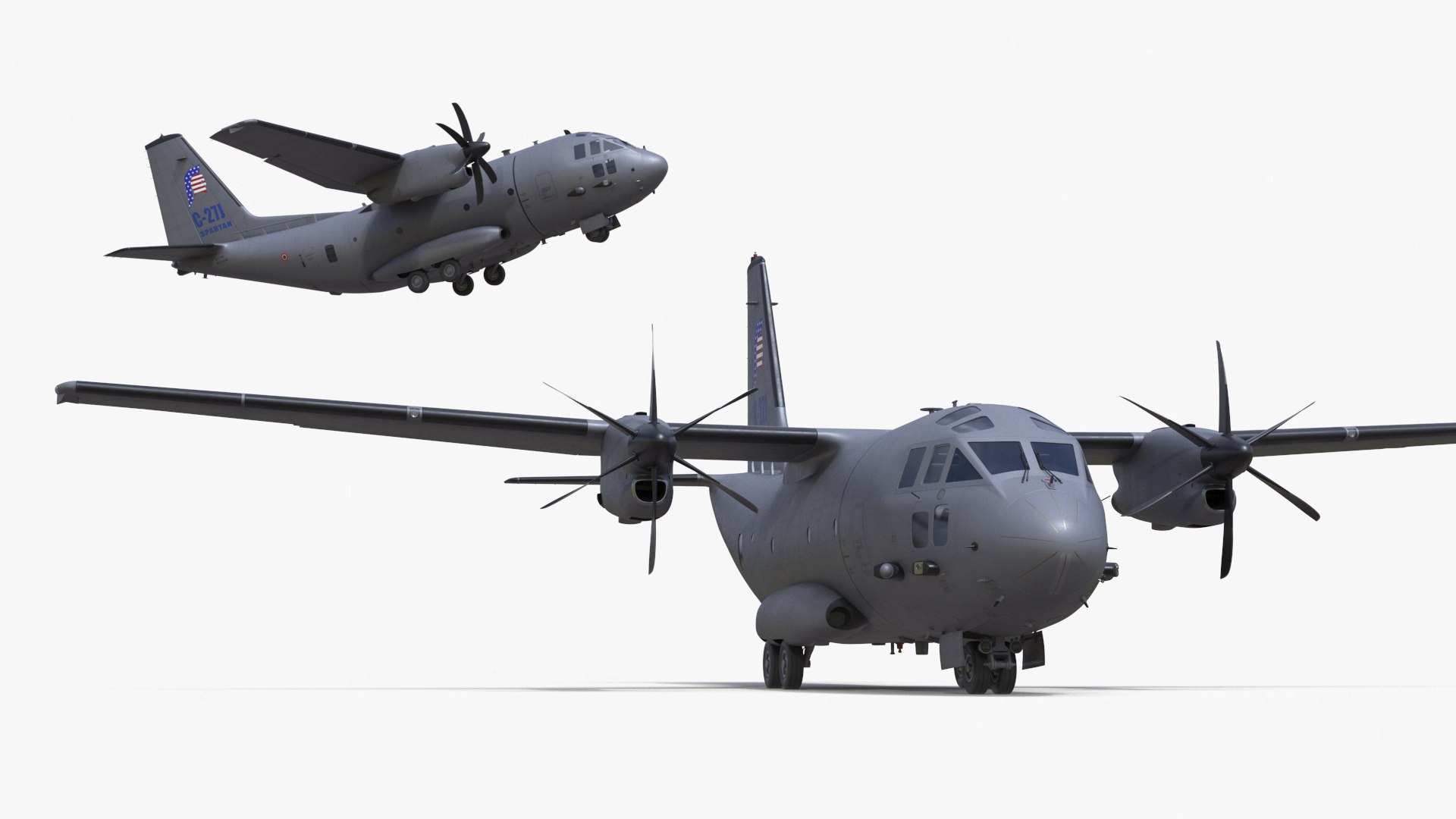 3D Alenia C-27J Spartan Italian Model - TurboSquid 2290800