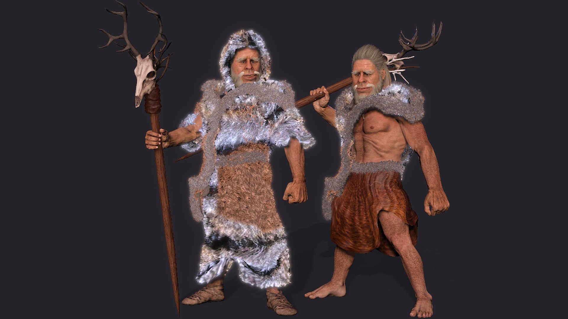 3D Ice Age CaveMan - TurboSquid 1853318