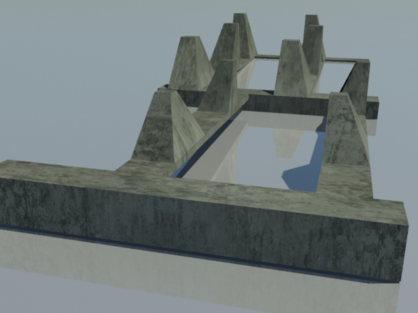 Barriers - 1938 Obstacles 3d Model