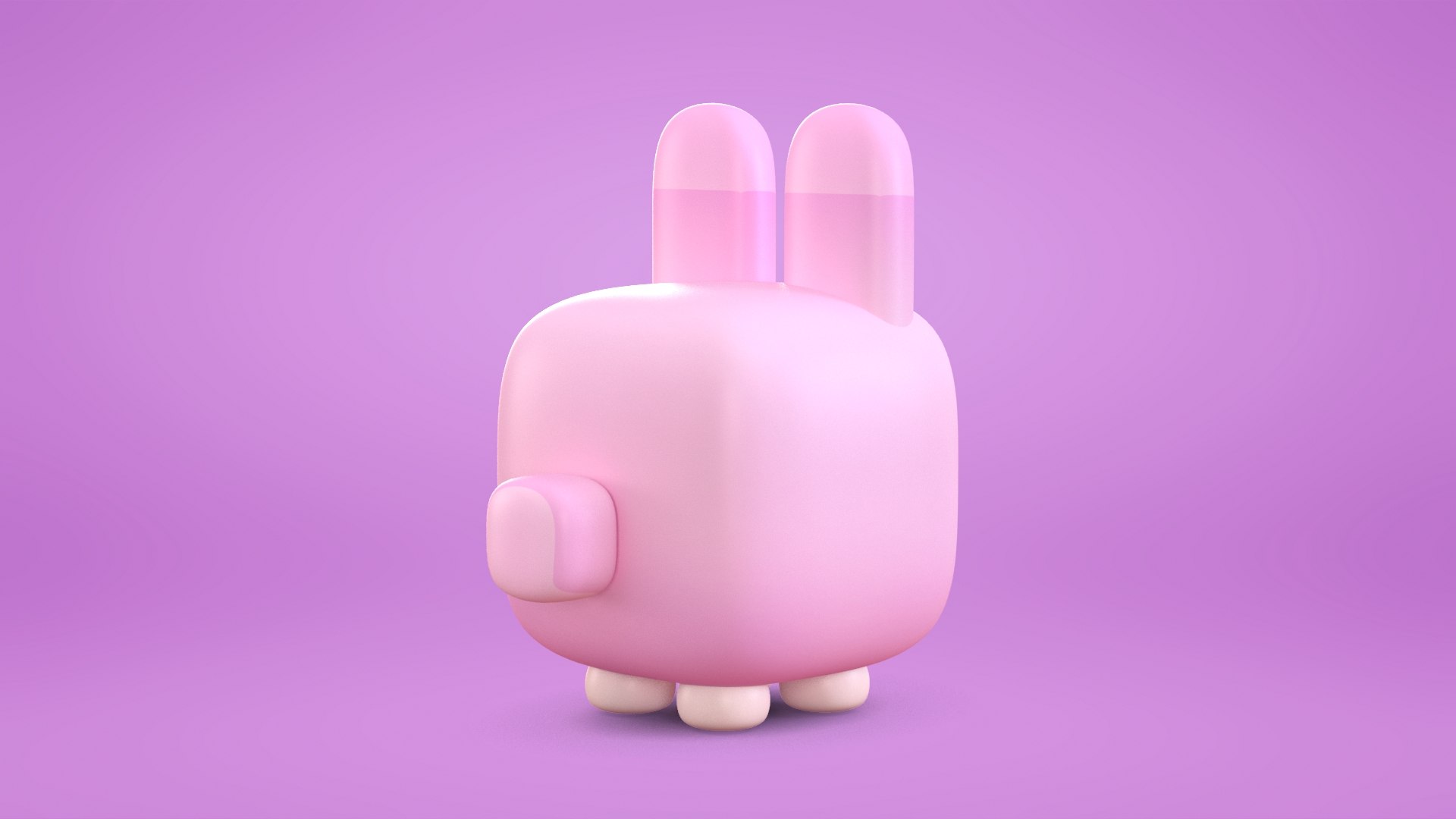 3D Cute Cartoon Bunny Rabbit Model - TurboSquid 1535169