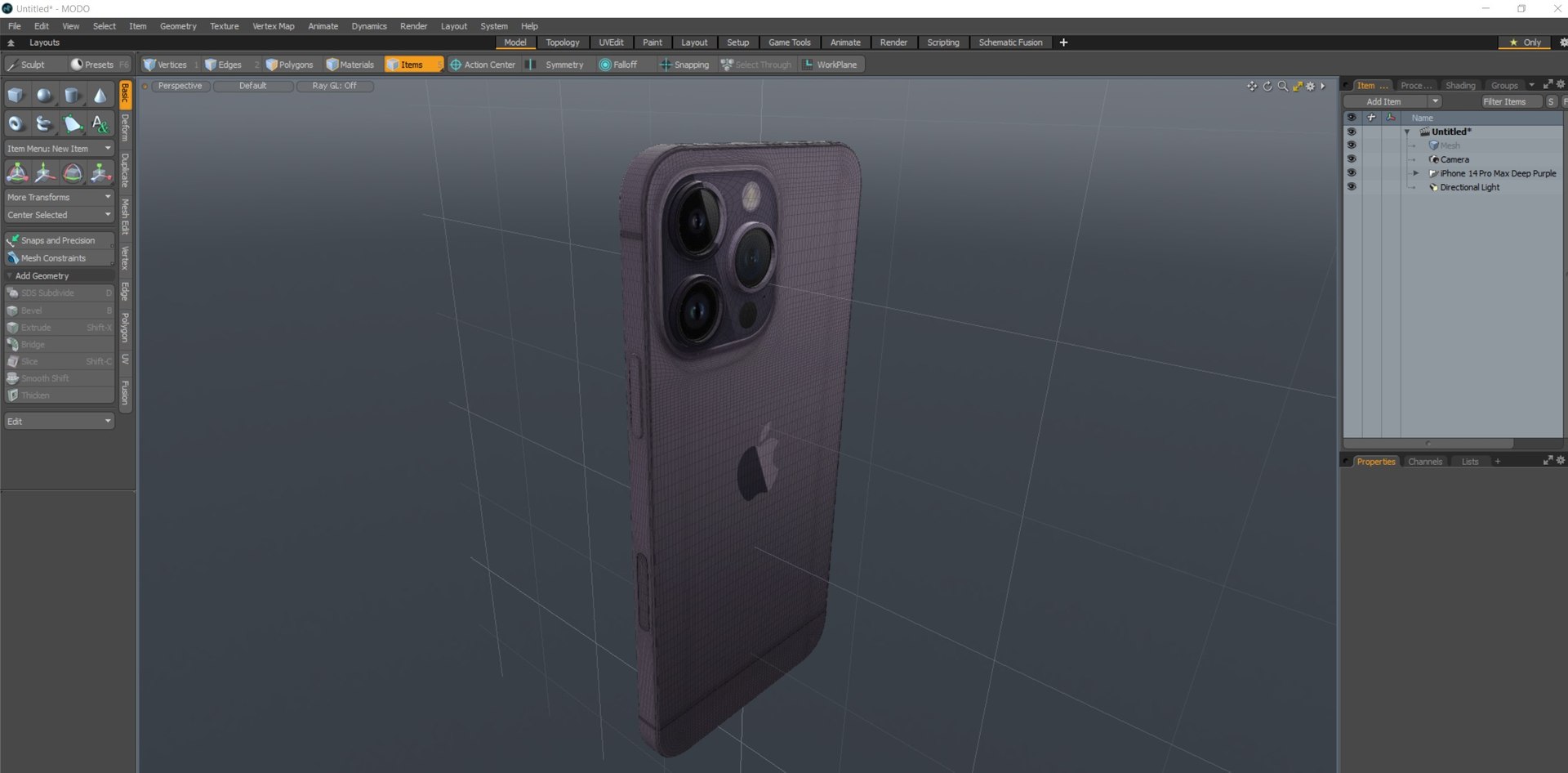 IPhone 14 Pro Max Deep Purple 3D Model - TurboSquid 2049302