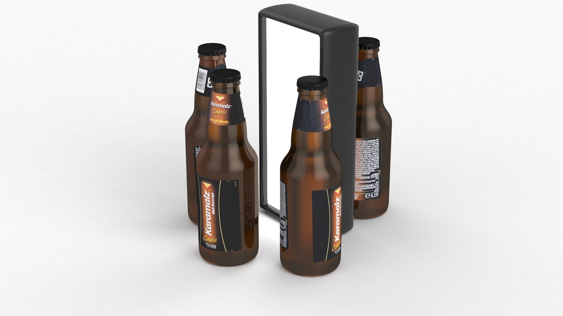 Beverage Bottle Karamalz Malt Classic 330ml 2023 3D model - TurboSquid ...