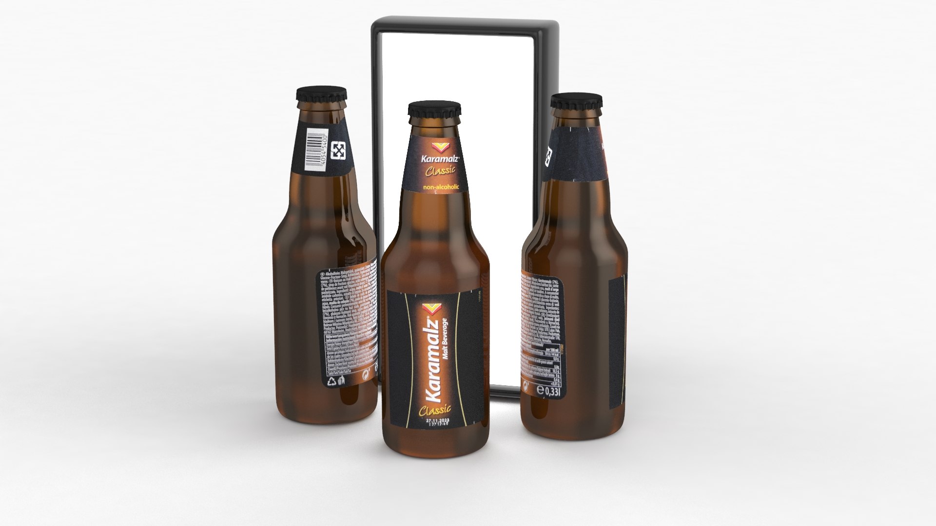Beverage Bottle Karamalz Malt Classic 330ml 2023 3D model - TurboSquid ...