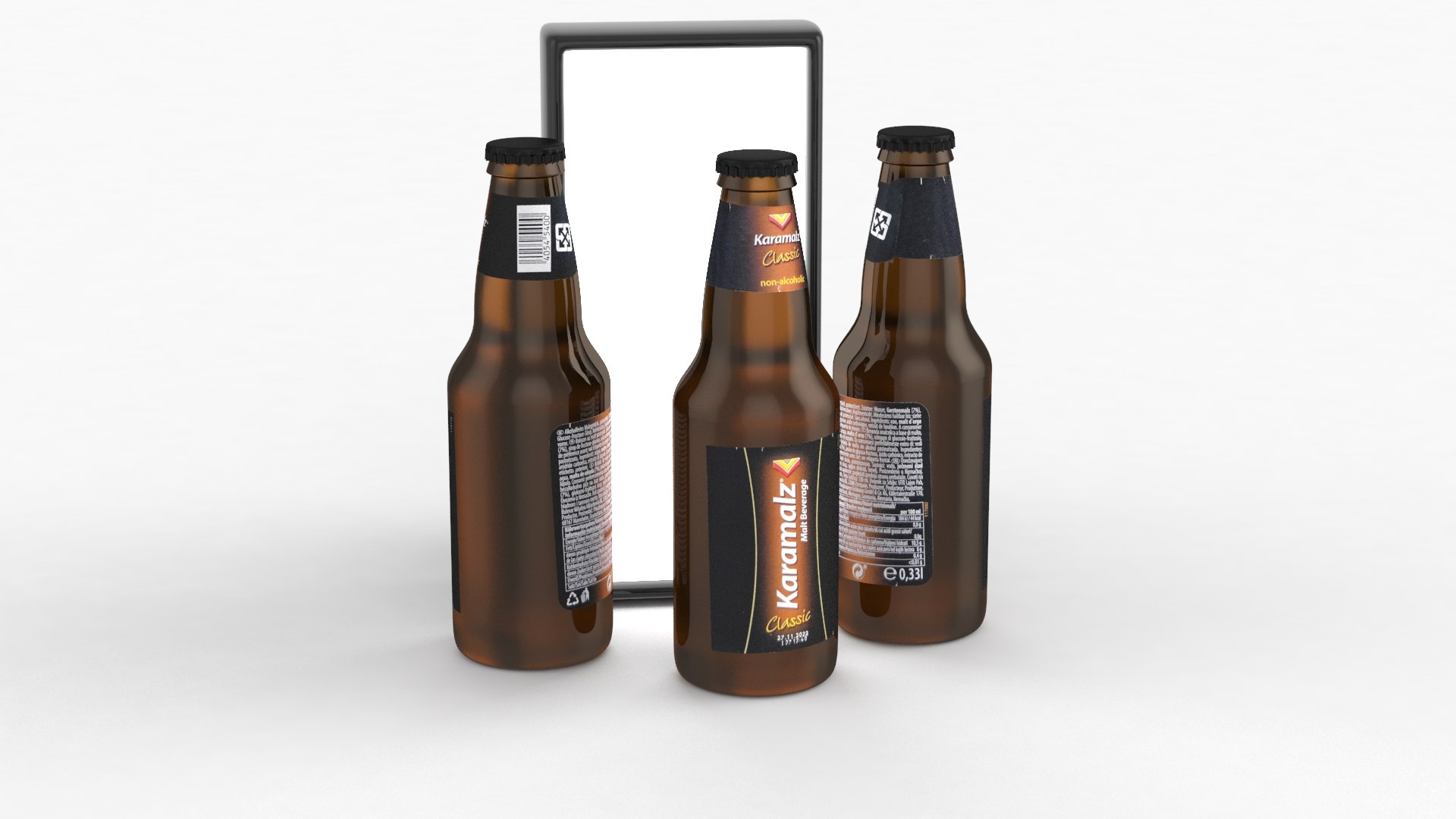 Beverage Bottle Karamalz Malt Classic 330ml 2023 3D model - TurboSquid ...
