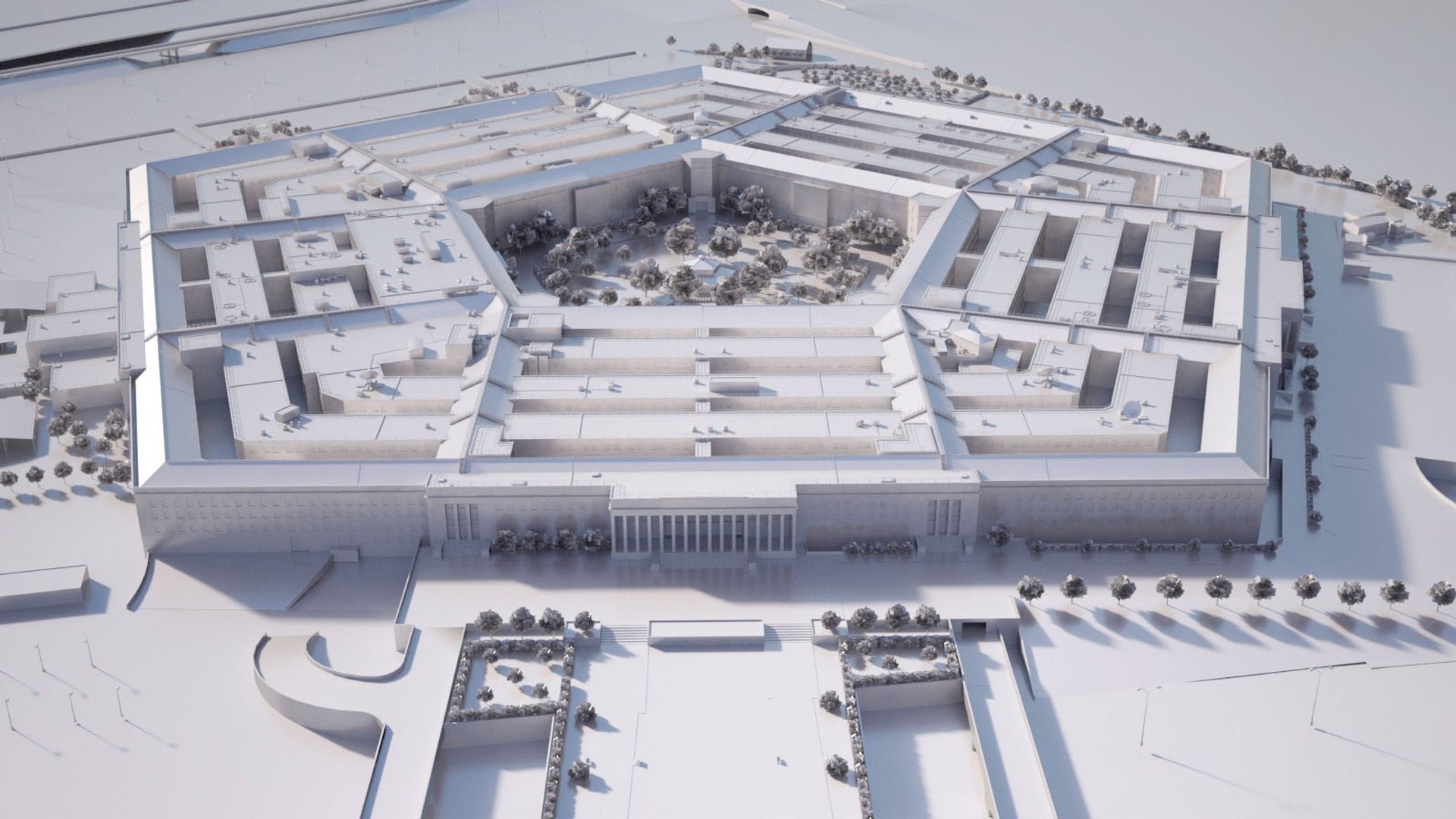 Pentagon Usa 3D Model - TurboSquid 1164590