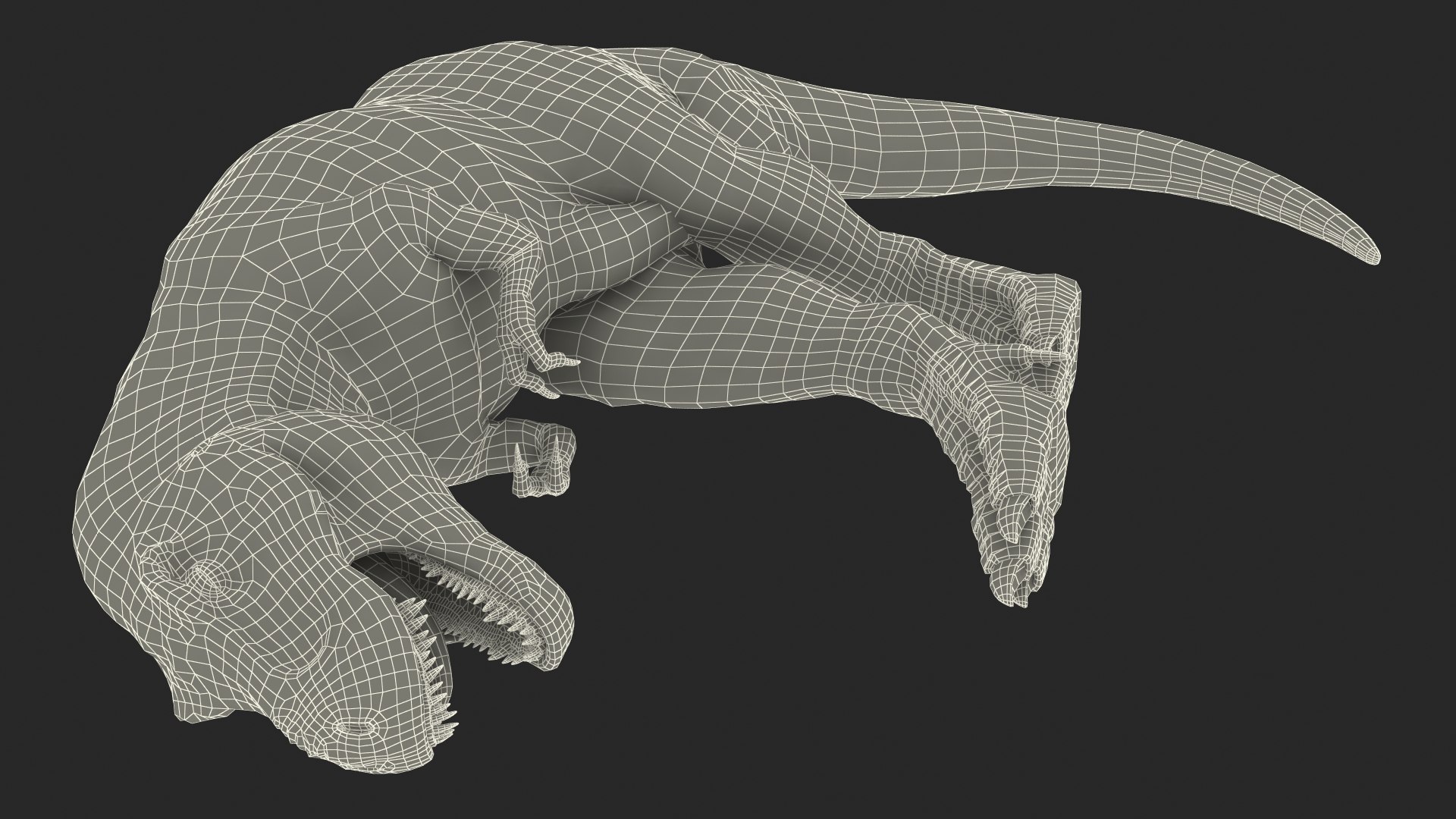 T Rex Sleep Pose 3D Model - TurboSquid 2101374