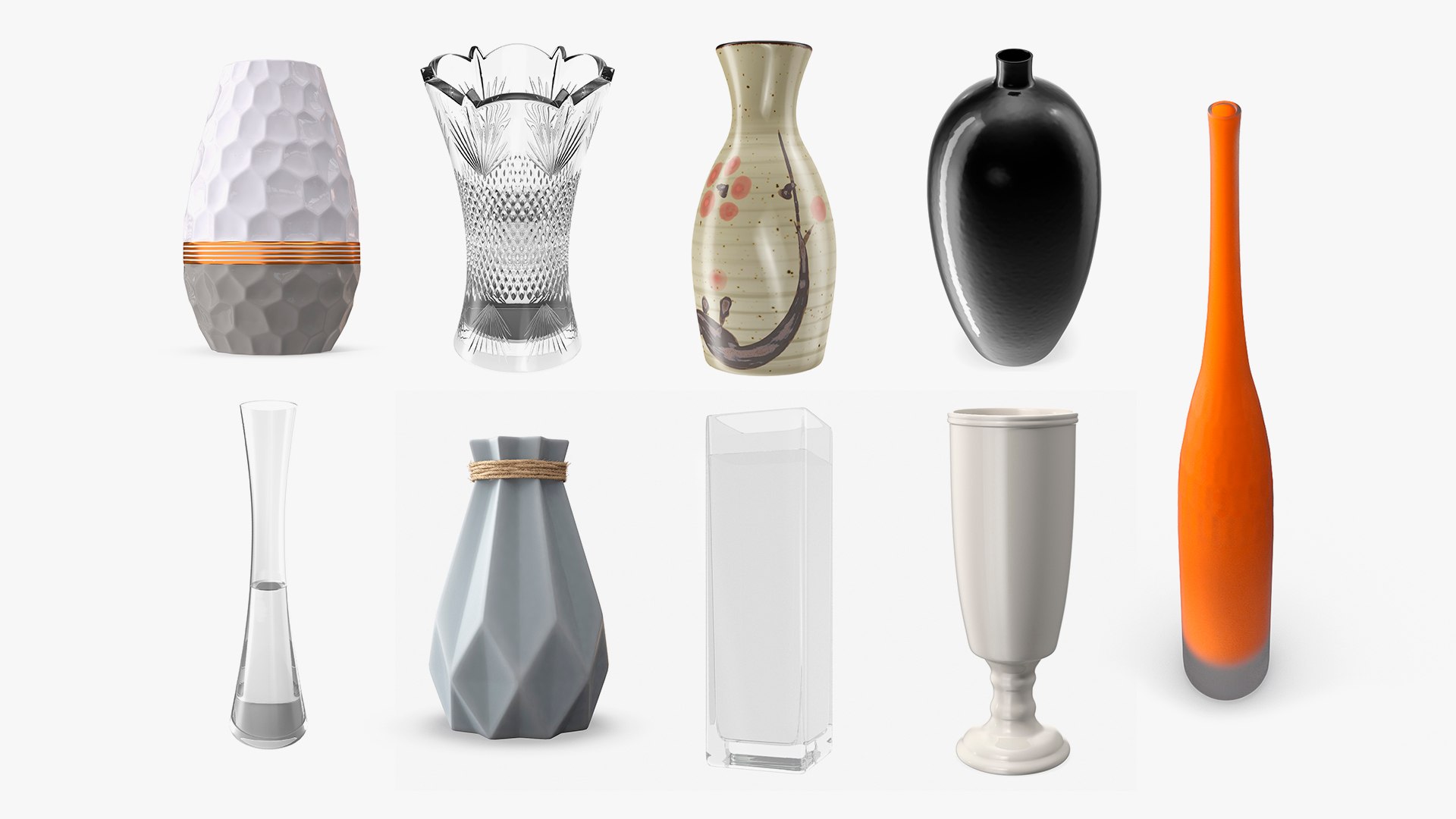 Vases Models Collection 6 3D model - TurboSquid 2068591
