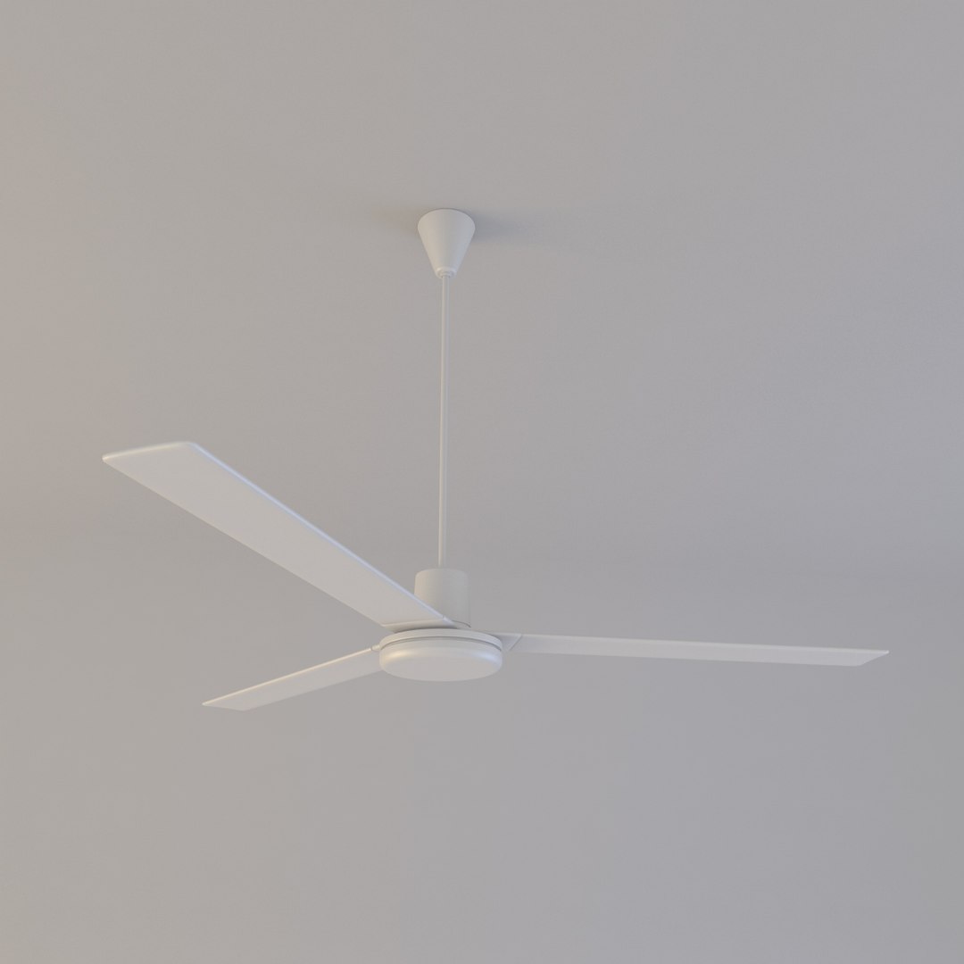 Free Obj Model Ceiling Fan