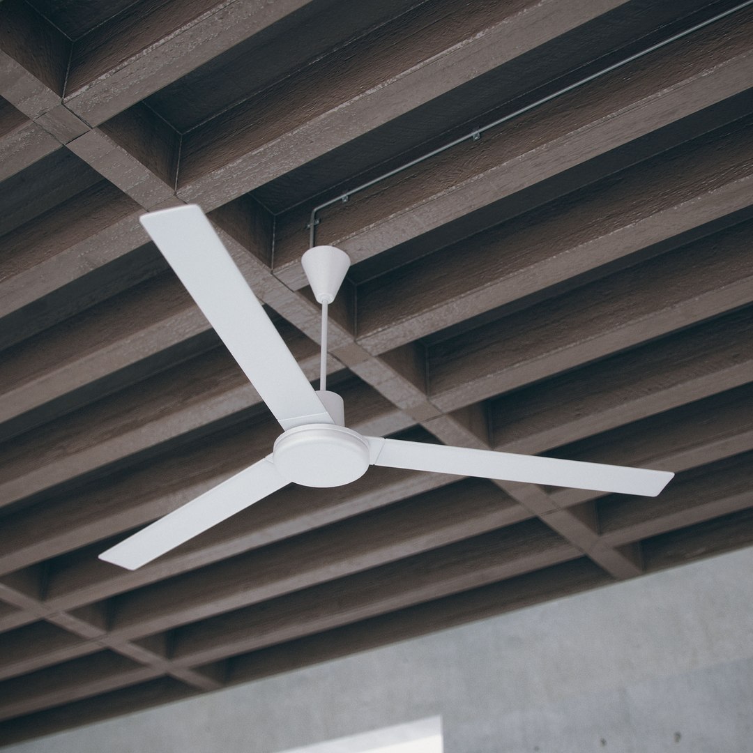 Free Obj Model Ceiling Fan