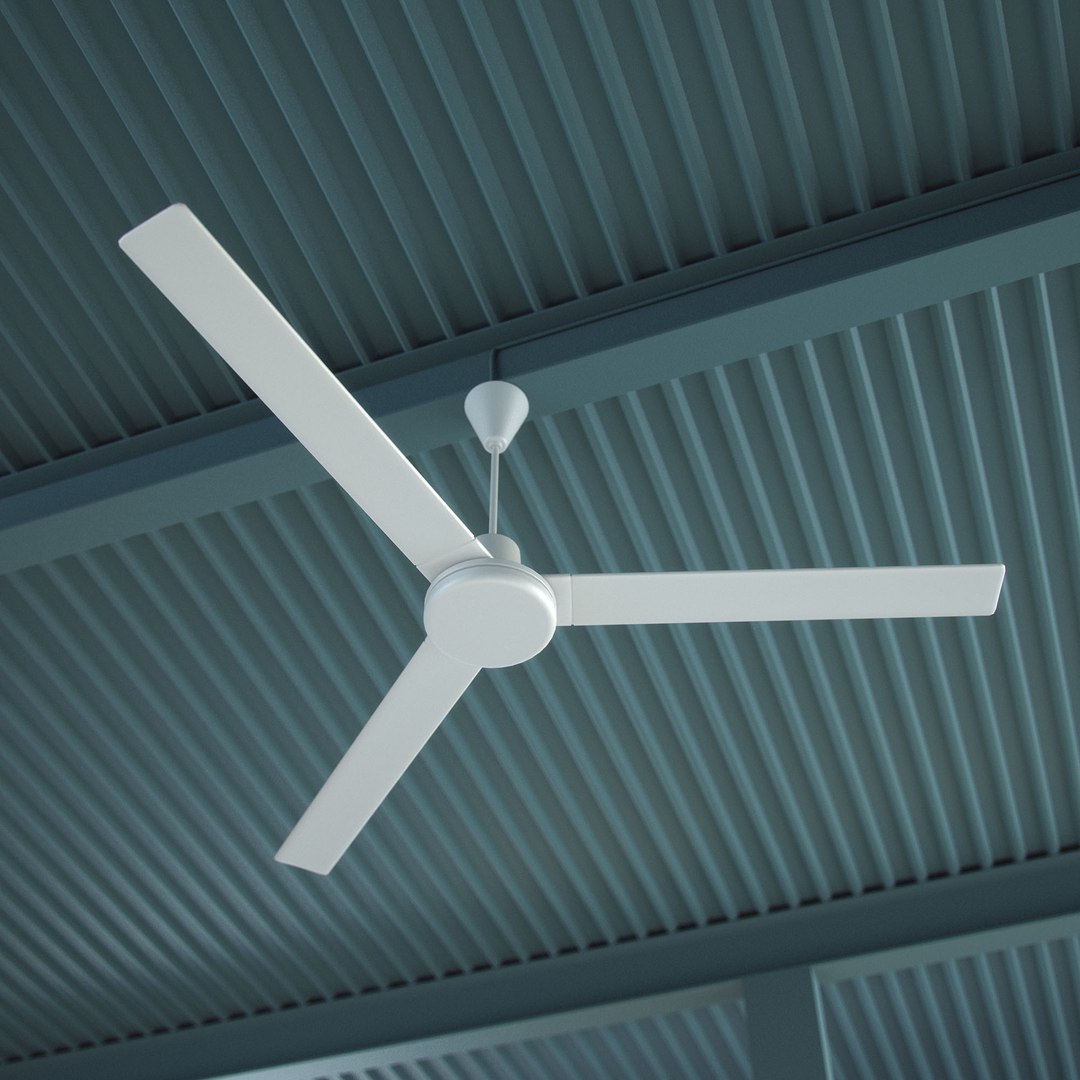 Free Obj Model Ceiling Fan