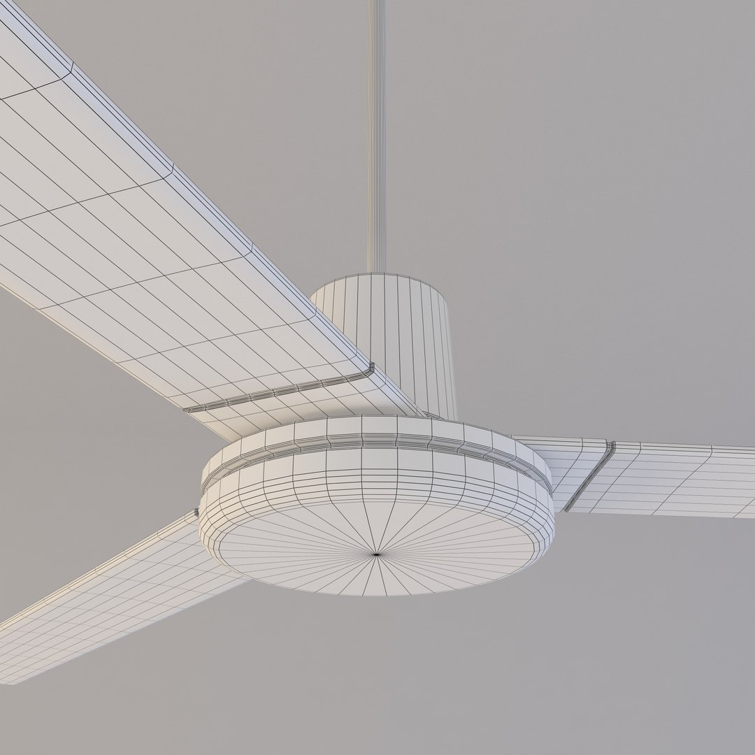 Free Obj Model Ceiling Fan