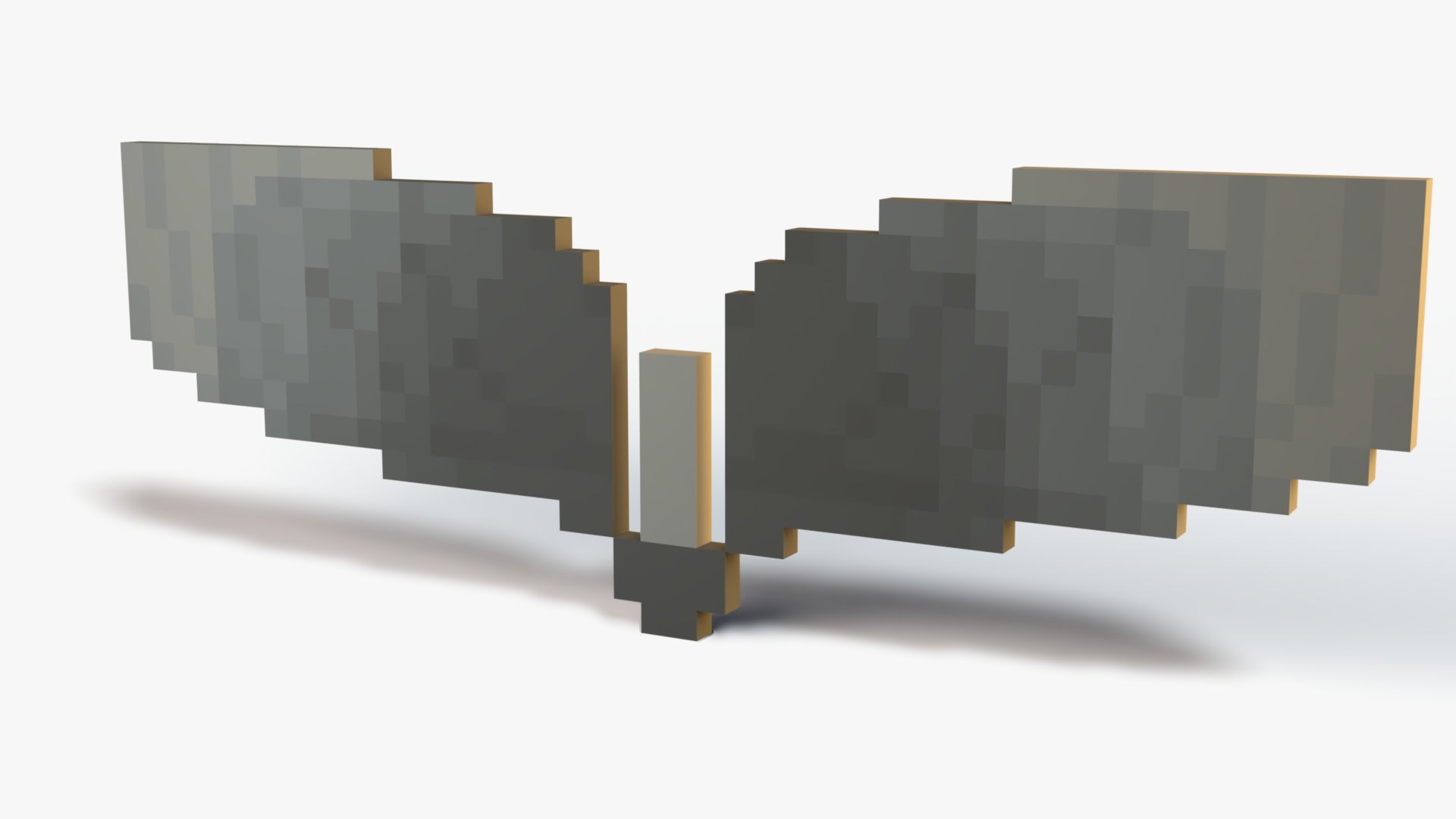 3D Minecraft Elytra Rig - TurboSquid 2476866