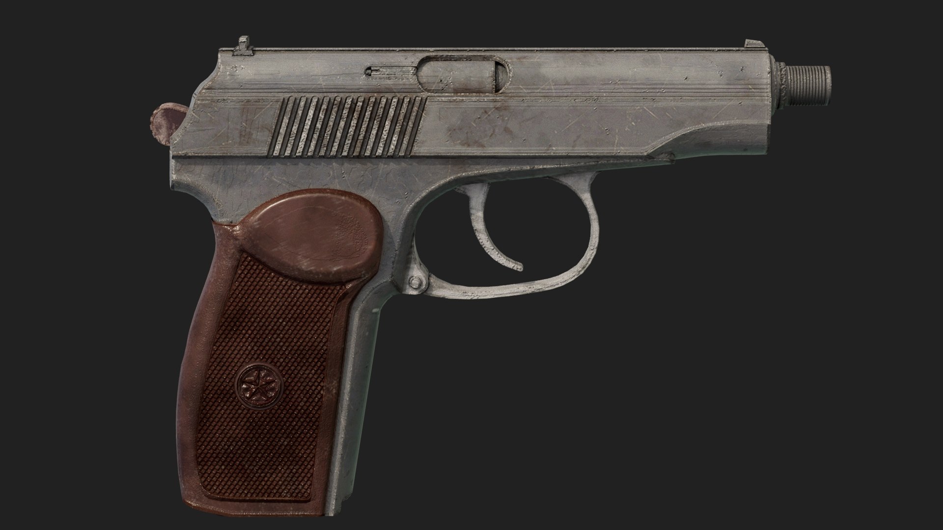 Makarov Pistol 3D - TurboSquid 2098040