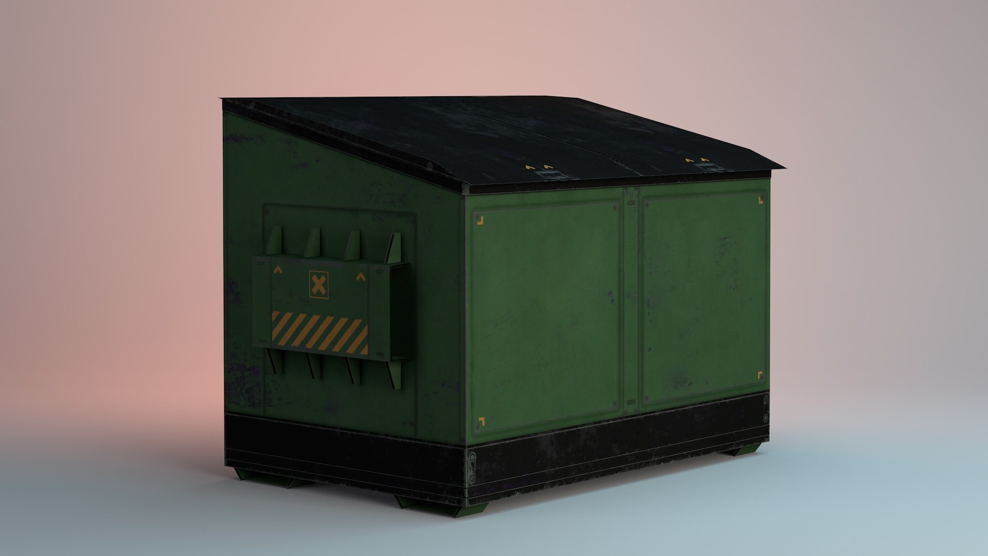 Garbage Box Large Model - TurboSquid 1921521
