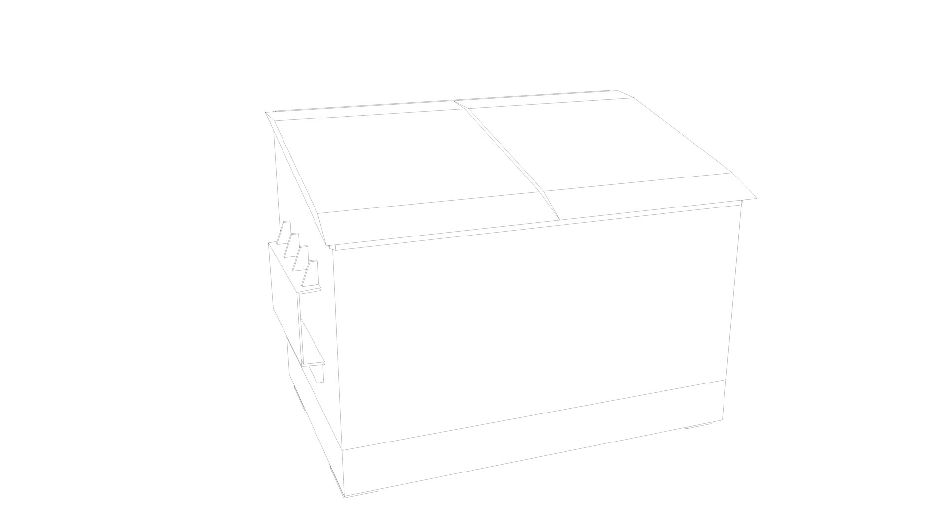 Garbage Box Large Model - TurboSquid 1921521