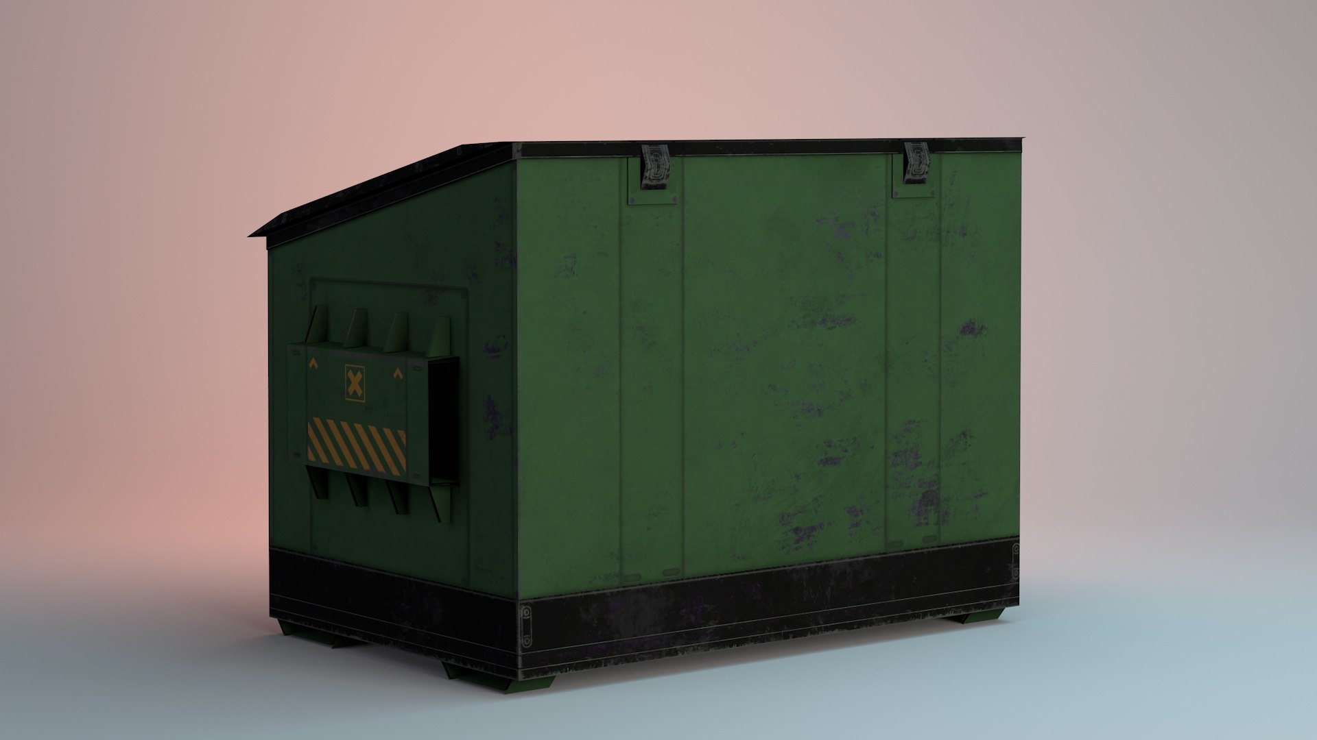 Garbage Box Large Model - TurboSquid 1921521
