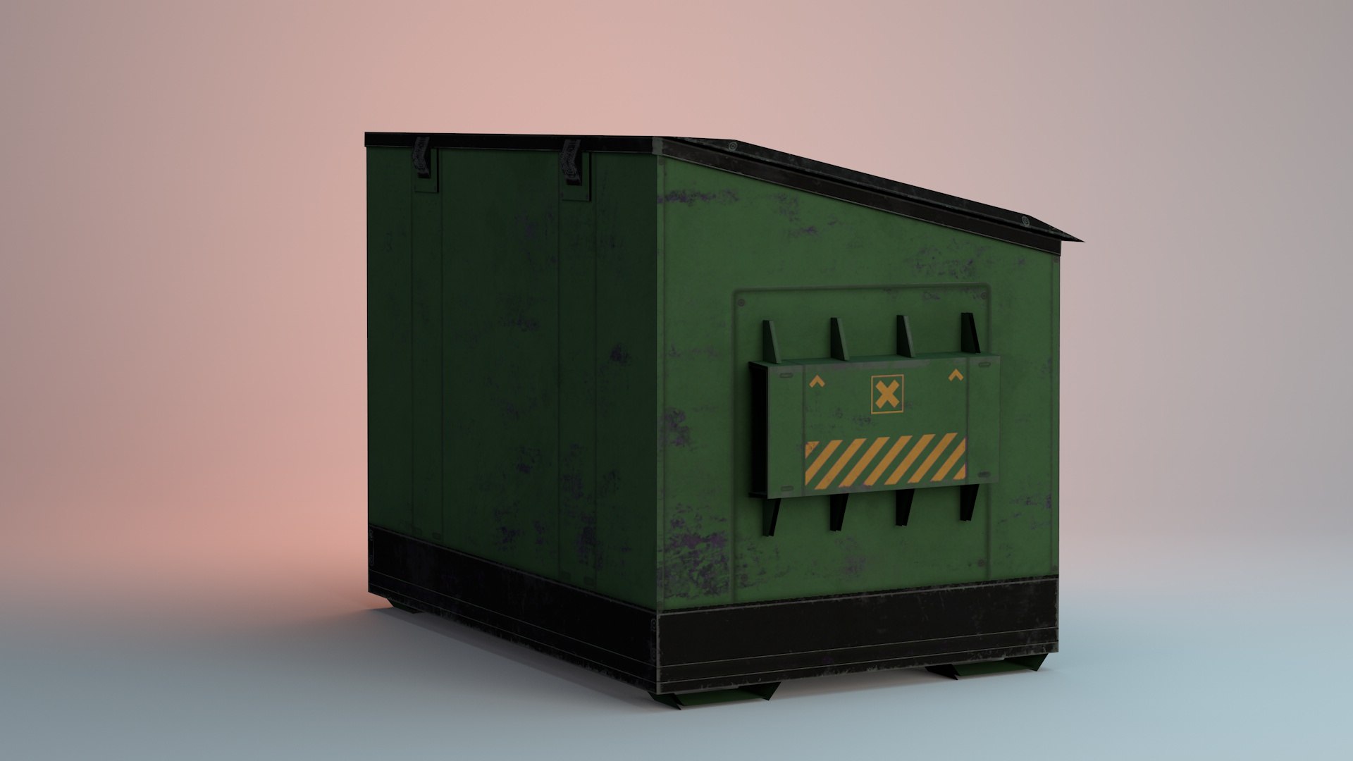 Garbage Box Large Model - TurboSquid 1921521