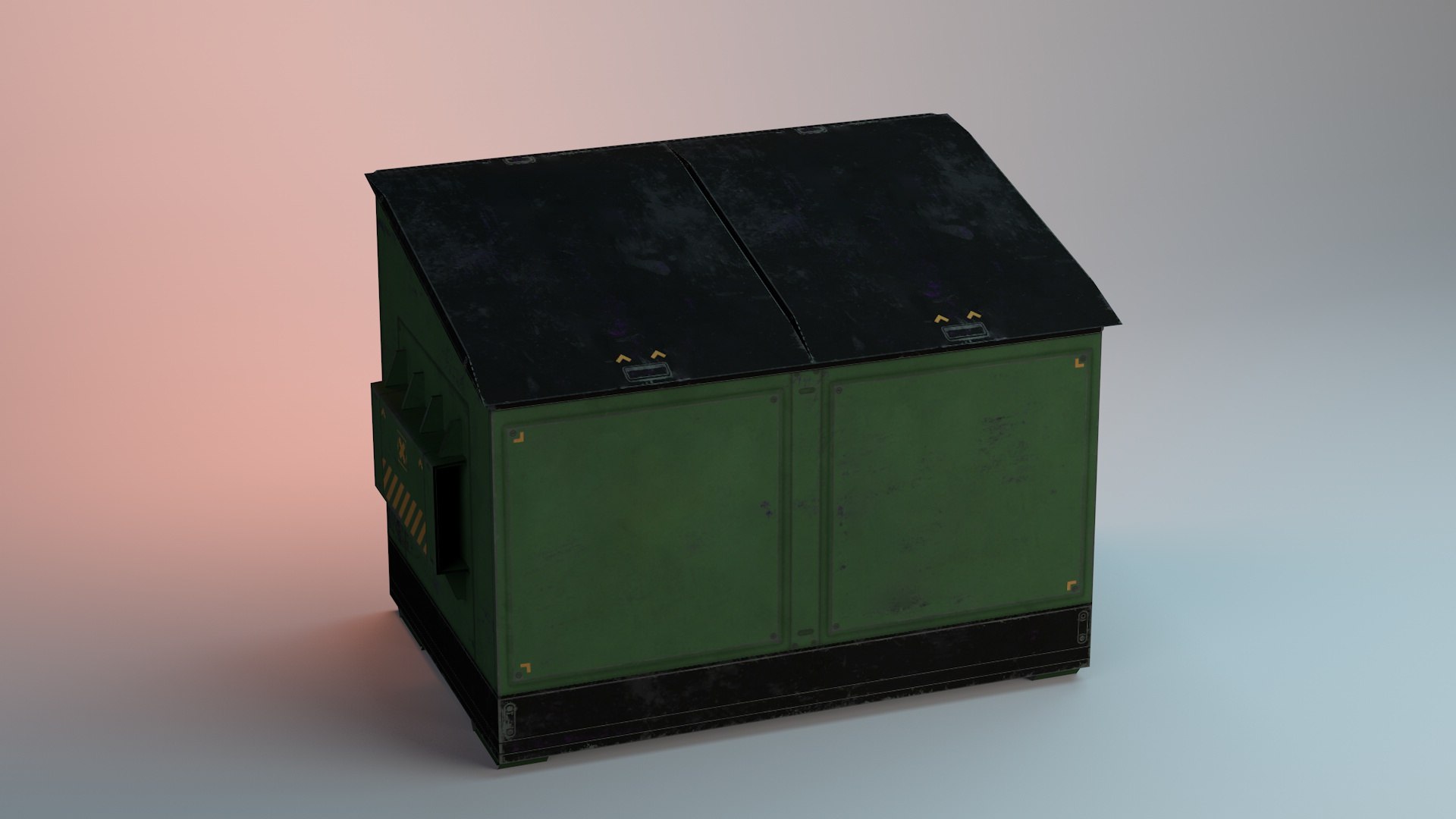 Garbage Box Large Model - TurboSquid 1921521
