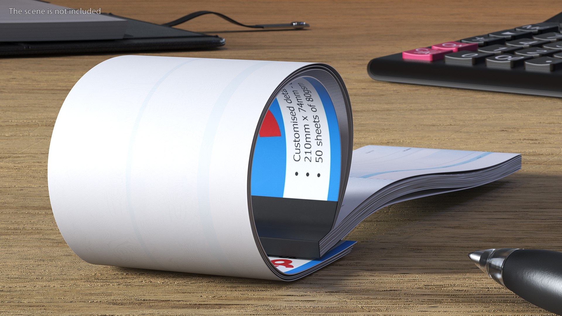 Cheque Book Open 3D Model - TurboSquid 1942151