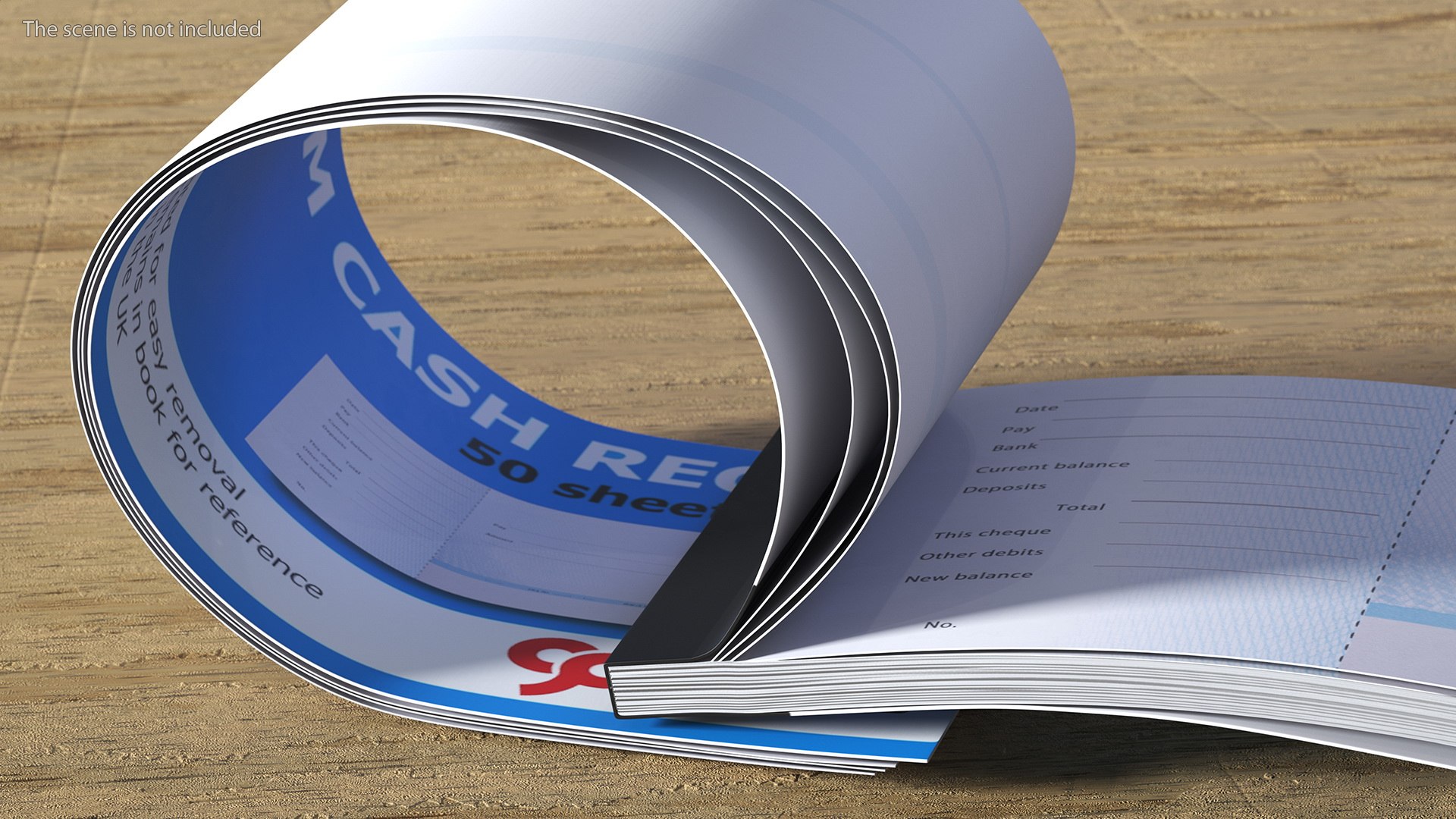 Cheque Book Open 3D Model - TurboSquid 1942151