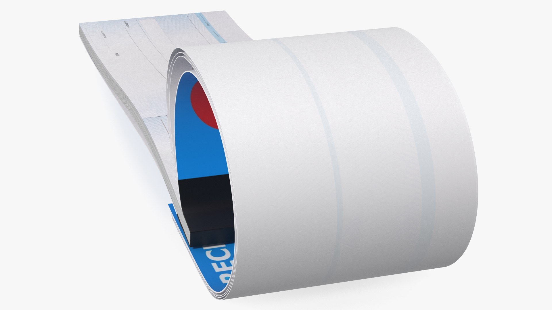 Cheque Book Open 3D Model - TurboSquid 1942151