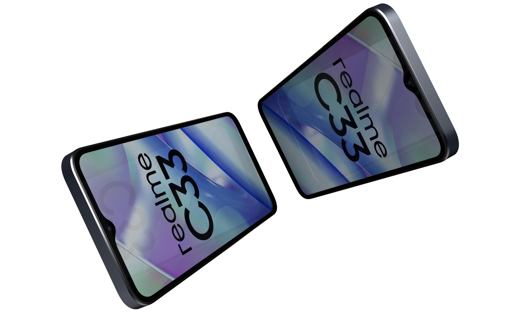 3D Model Realme C33 Blue - TurboSquid 1974549