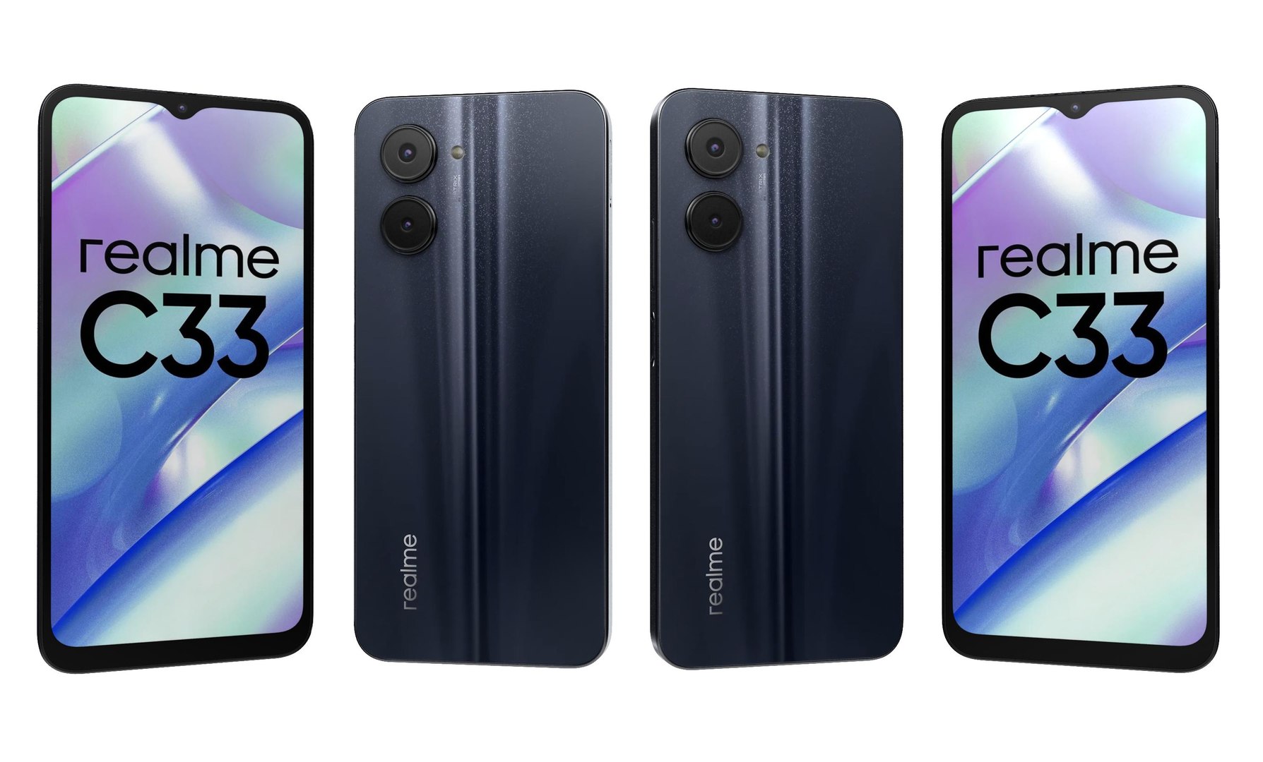 3D Model Realme C33 Blue - TurboSquid 1974549