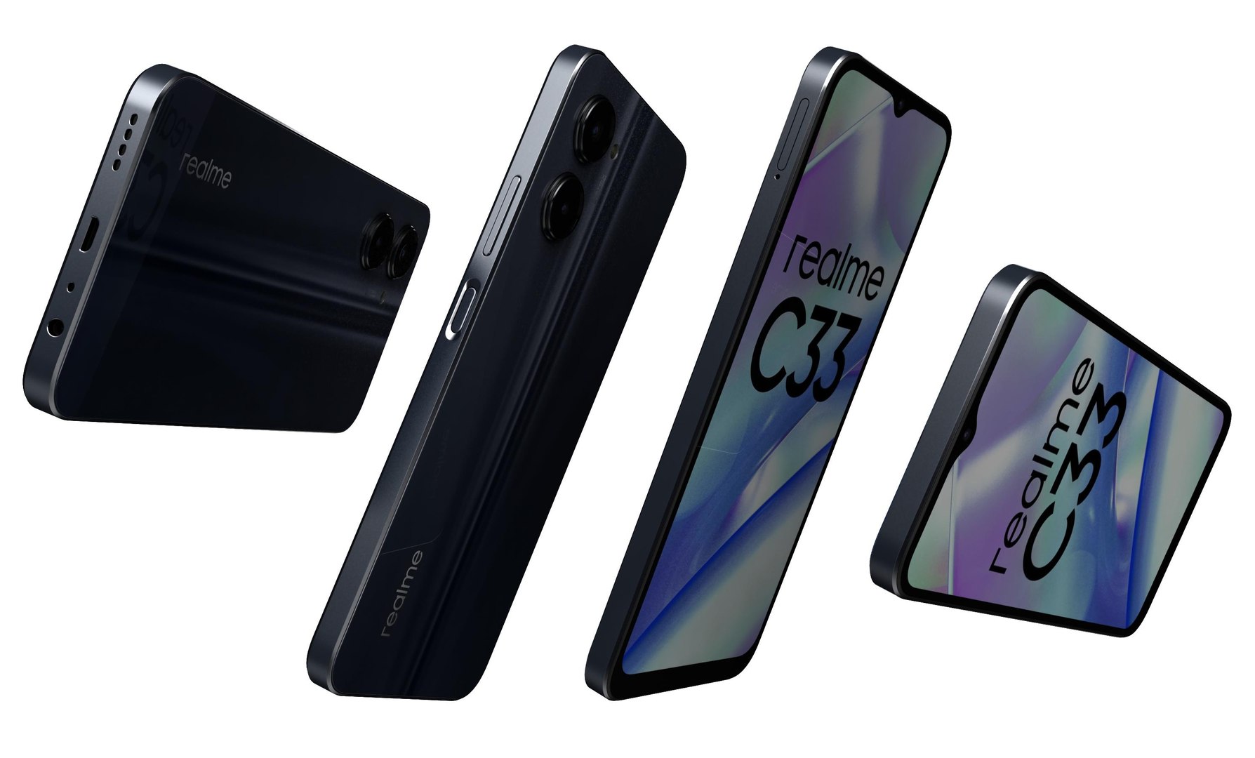 3D Model Realme C33 Blue - TurboSquid 1974549