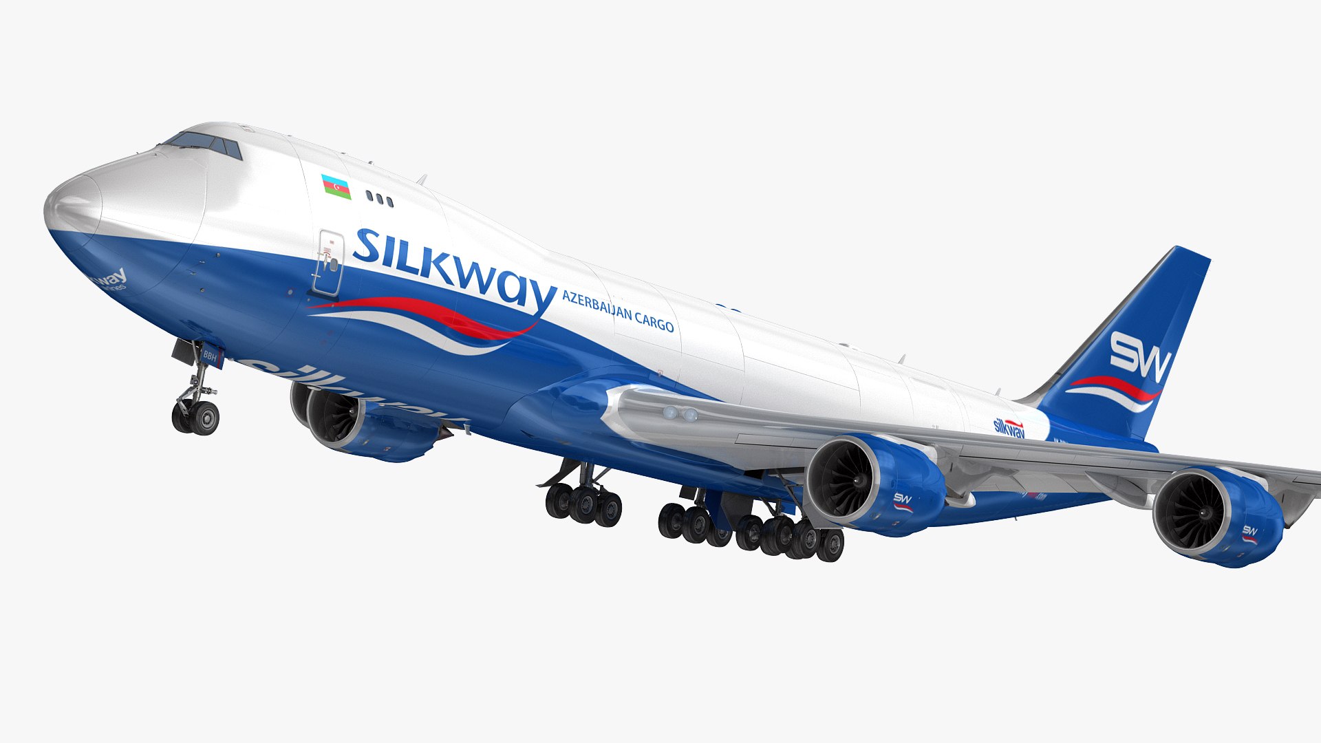 Silk Way West Airlines Fleet Model - TurboSquid 2418388