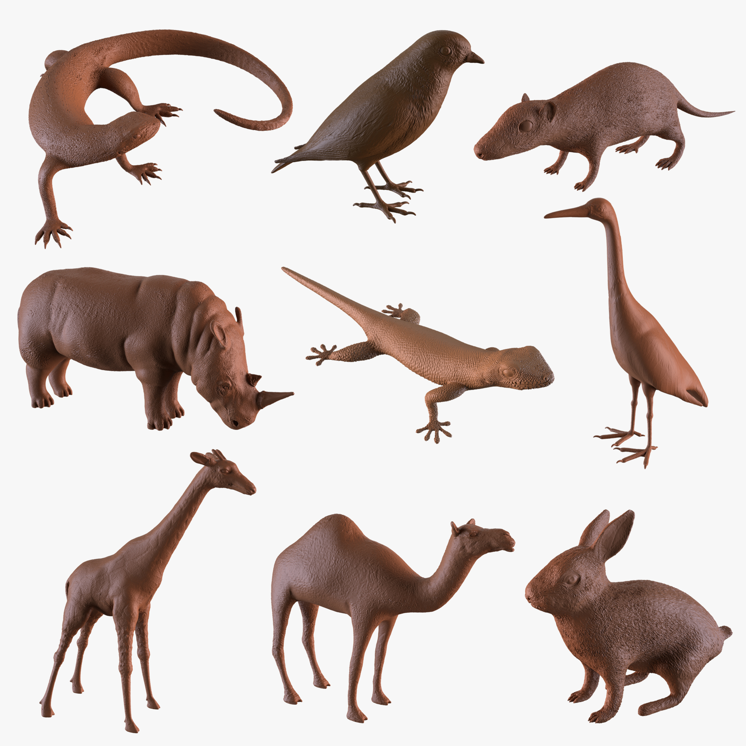 modelo 3d Animales imprimibles - TurboSquid 1990269