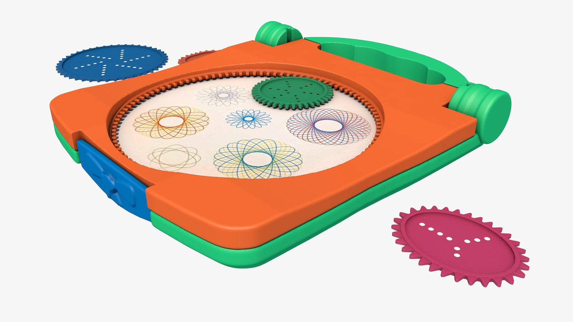 Spirograph 3D Model - TurboSquid 1756434