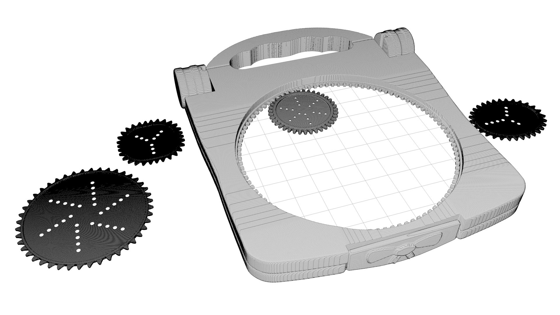 Spirograph 3D Model - TurboSquid 1756434