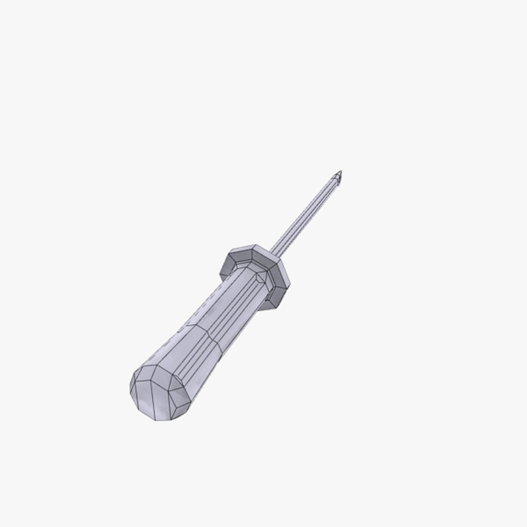 3d Screwdriver Model