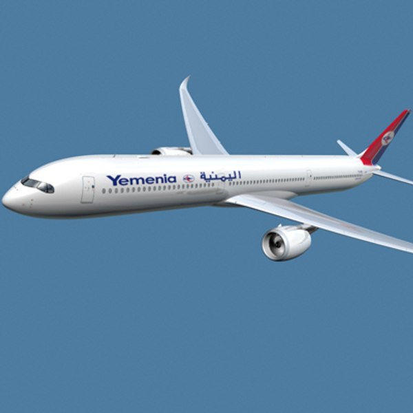 예멘니아 A350-1000 3D 모델 - TurboSquid 441850