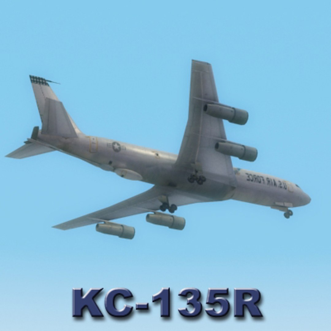 3dsmax Kc-135r Stratotanker Aircraft Kc-135