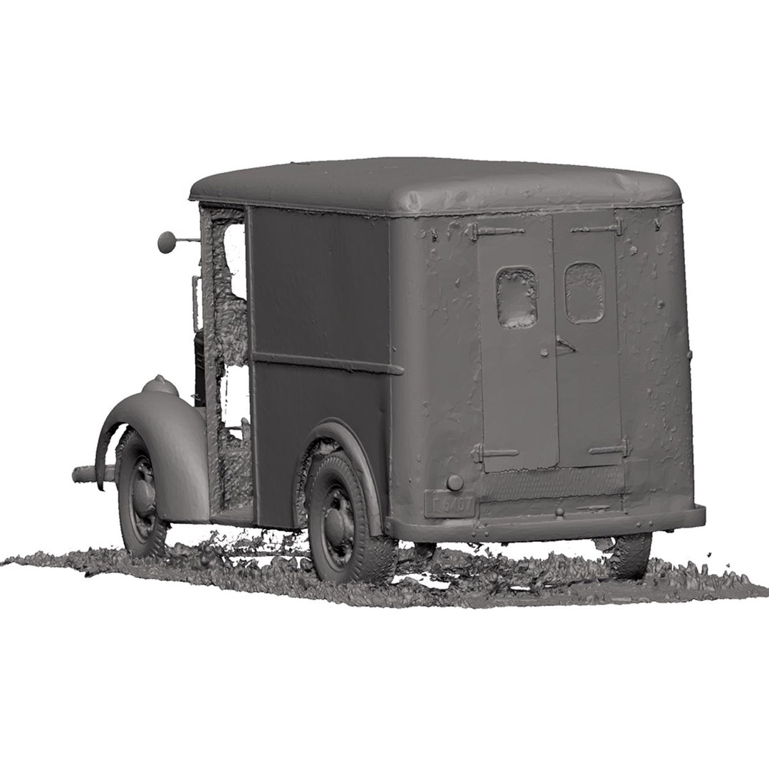 3D Photogrammetry Old Truck - TurboSquid 1363889