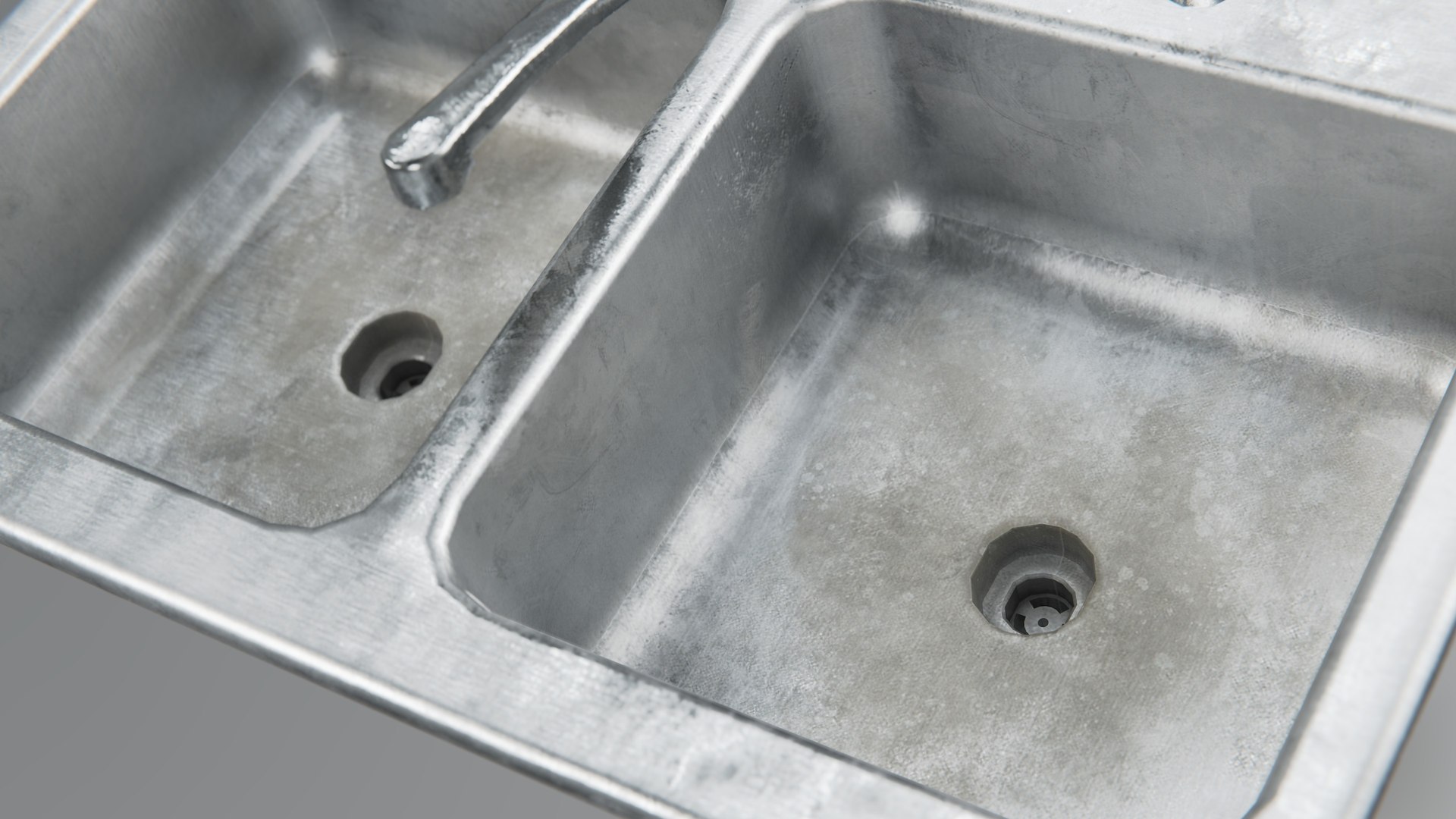 Dirty Kitchen Sink 3D Model - TurboSquid 1632881