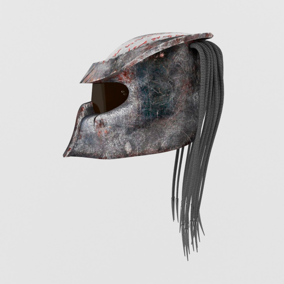 Racing Predator Helmet 3d Model