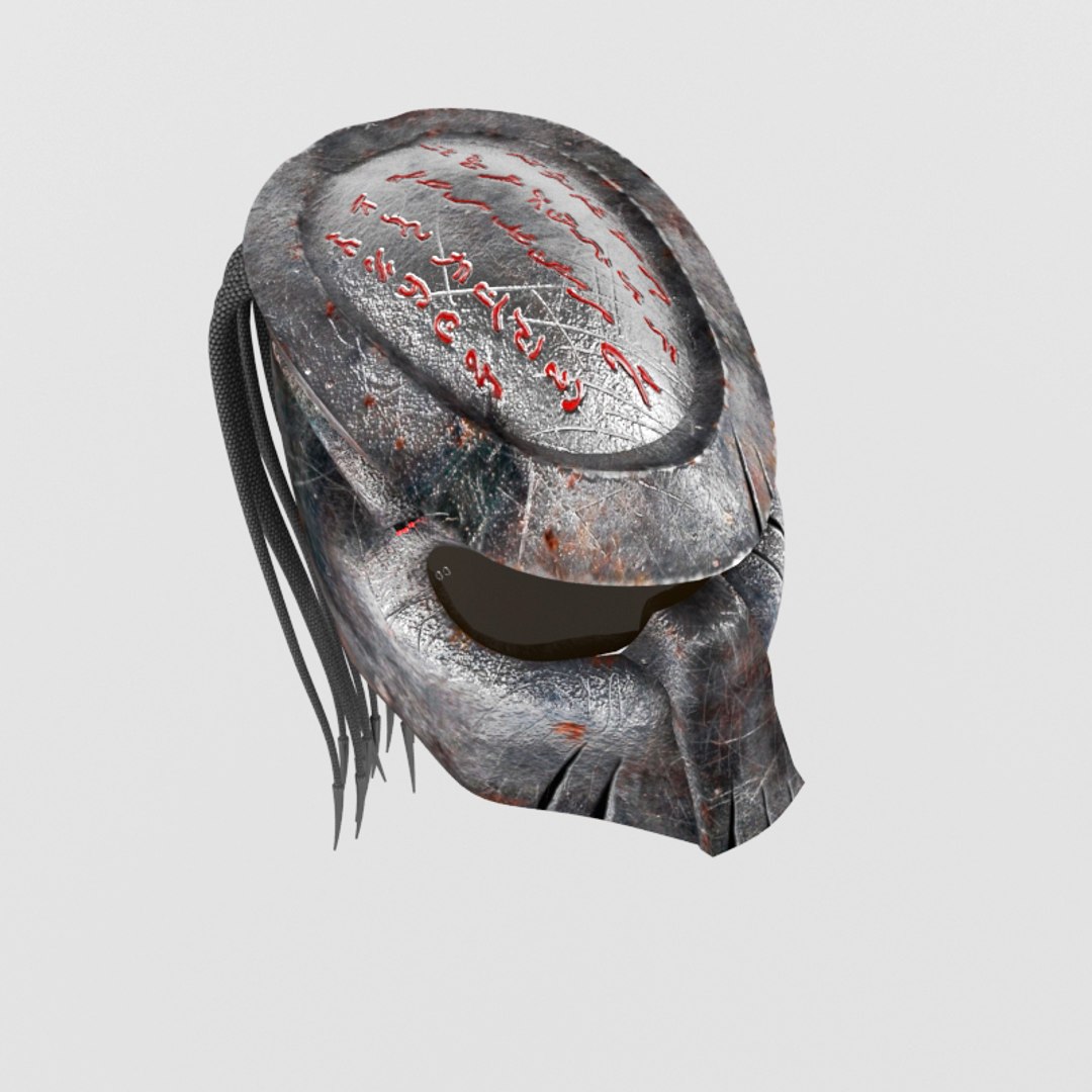 Racing Predator Helmet 3d Model