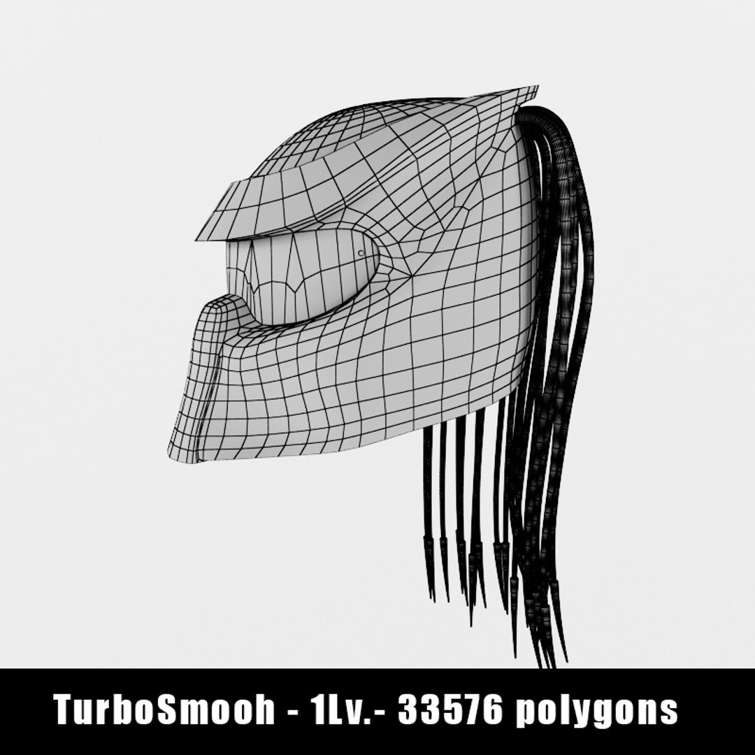 Racing Predator Helmet 3d Model